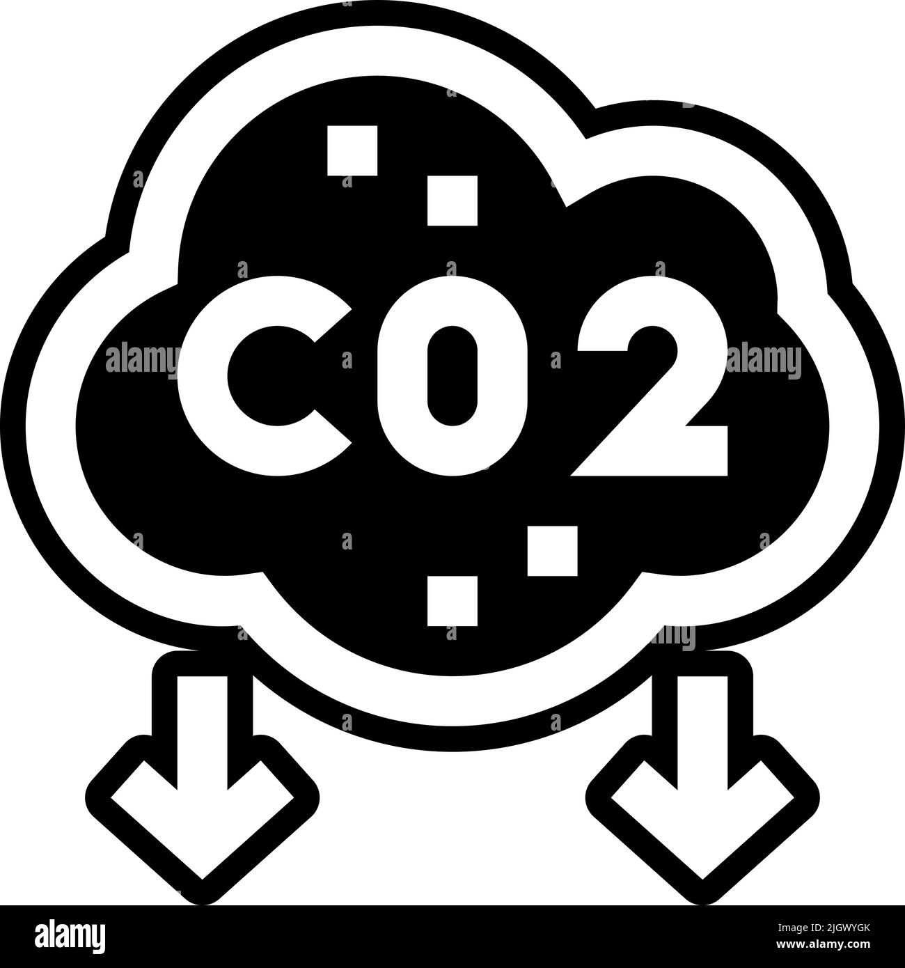 Circular economy carbon dioxide icon Stock Vector Image & Art - Alamy