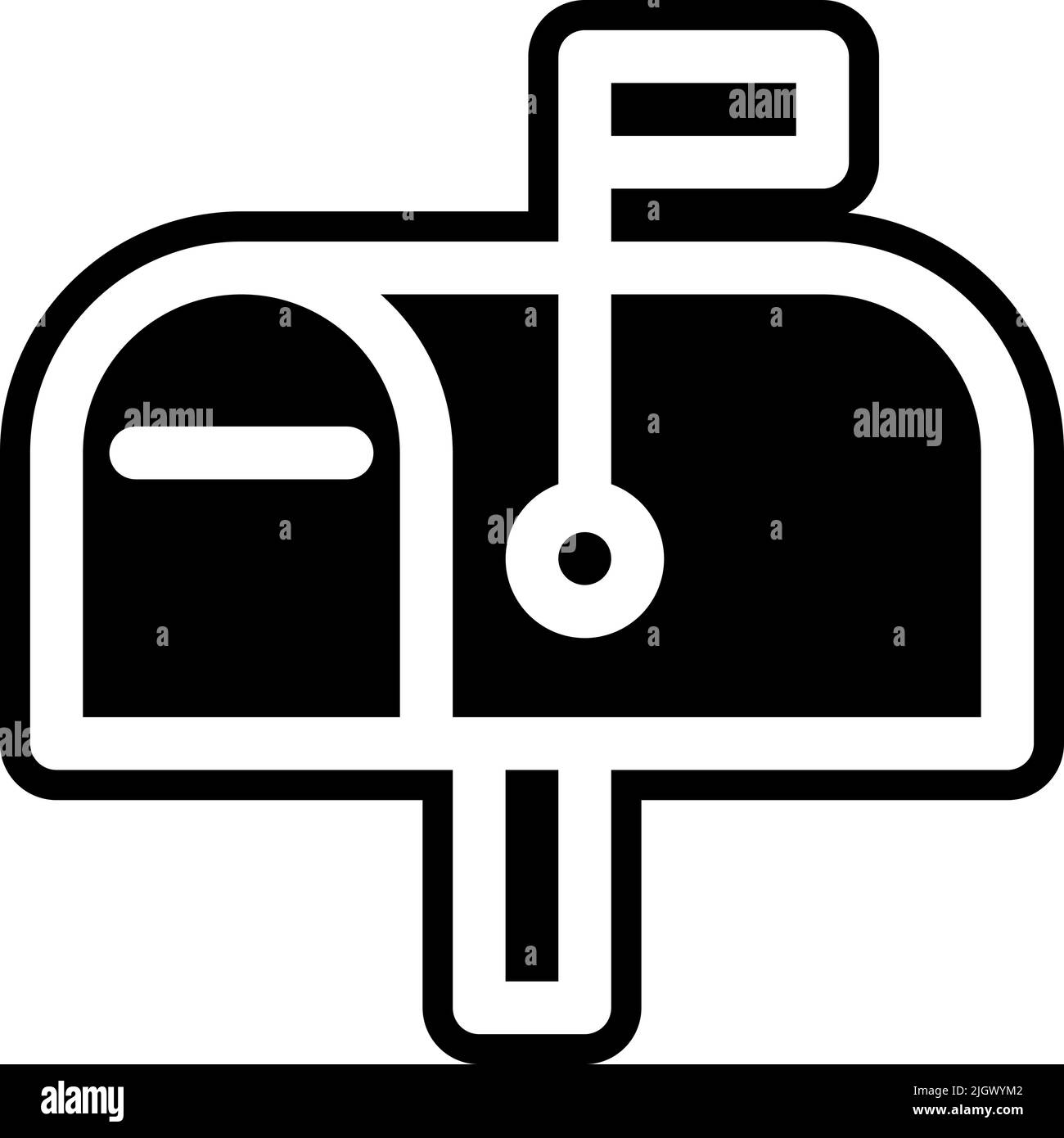 City amenities mailbox icon Stock Vector Image & Art - Alamy