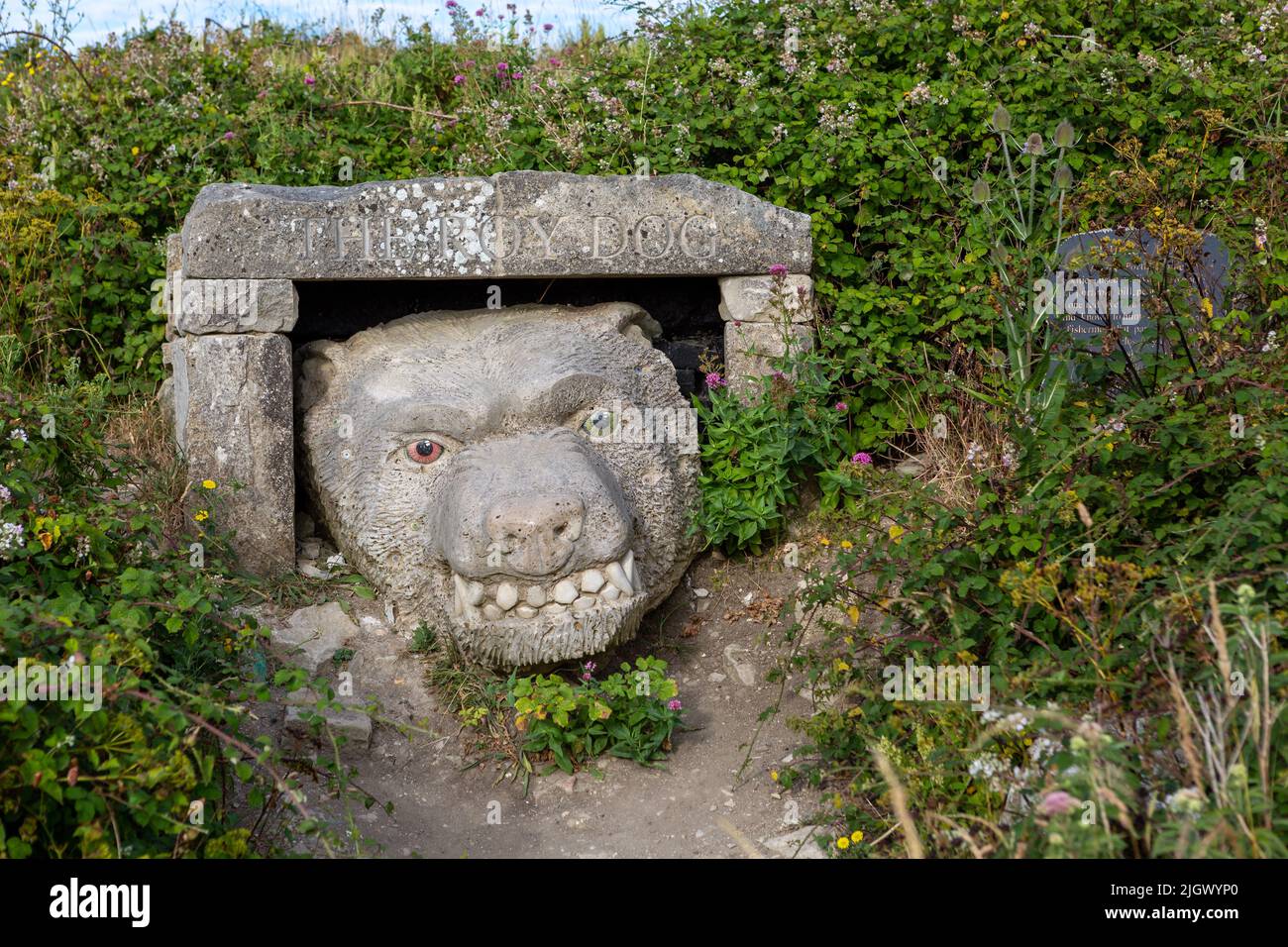 King Barrow Quarry, Tout Quarry Stock Photo - Alamy