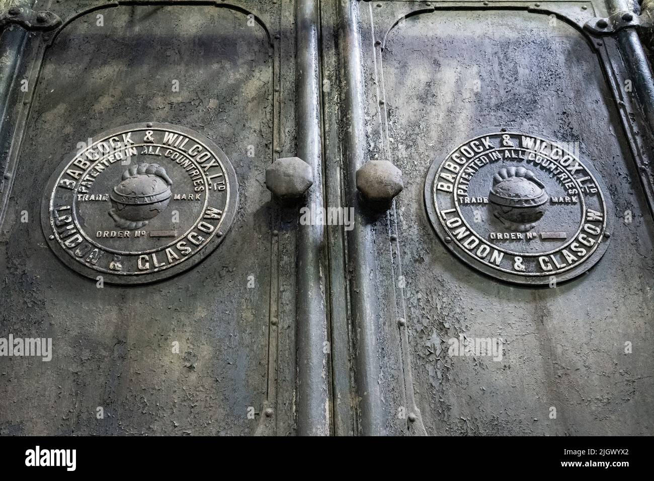 Babcock & Wilcox boiler at Twyford Waterworks, an Edwardian water ...