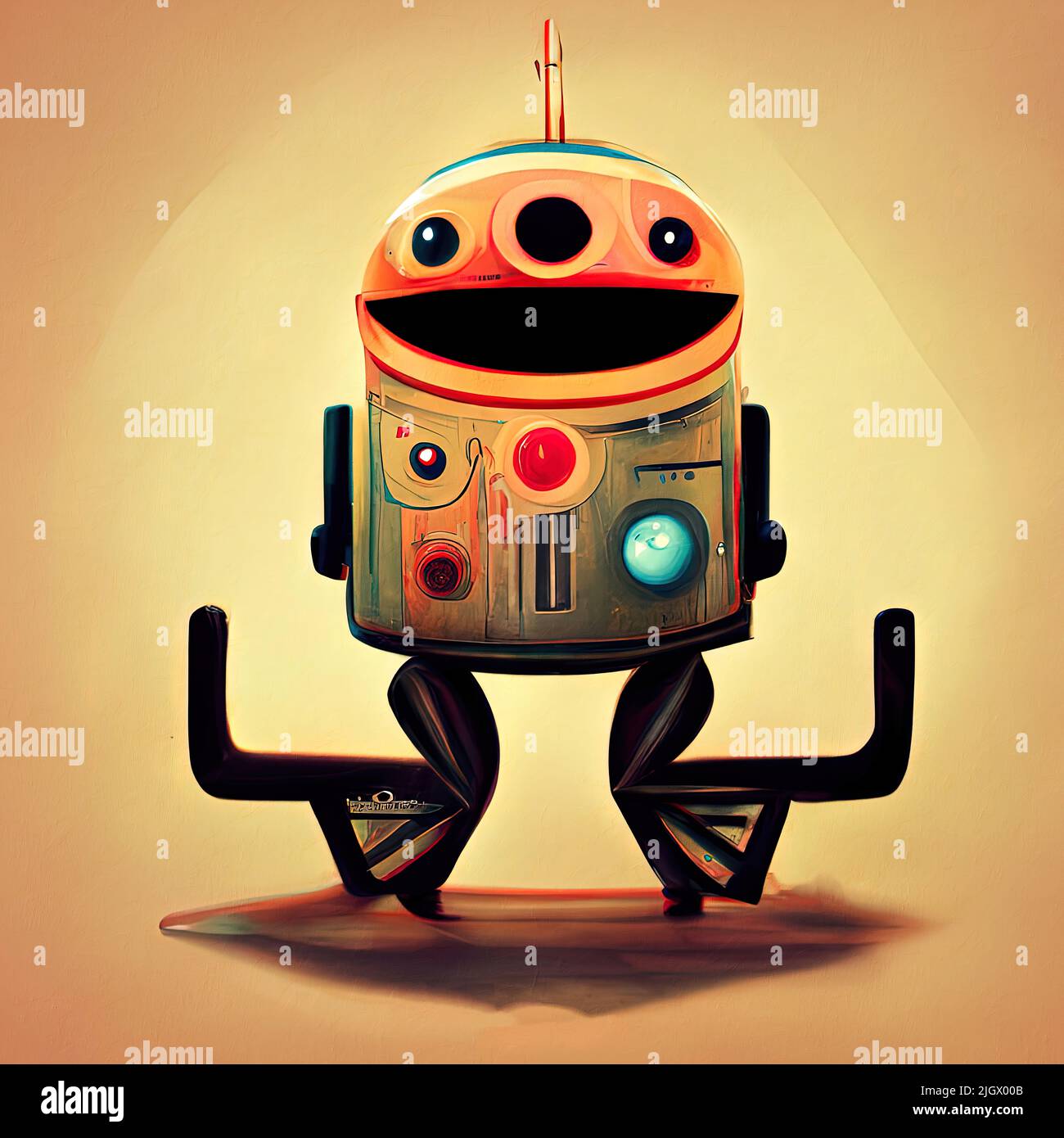 Robots retro hi-res stock photography and images - Alamy