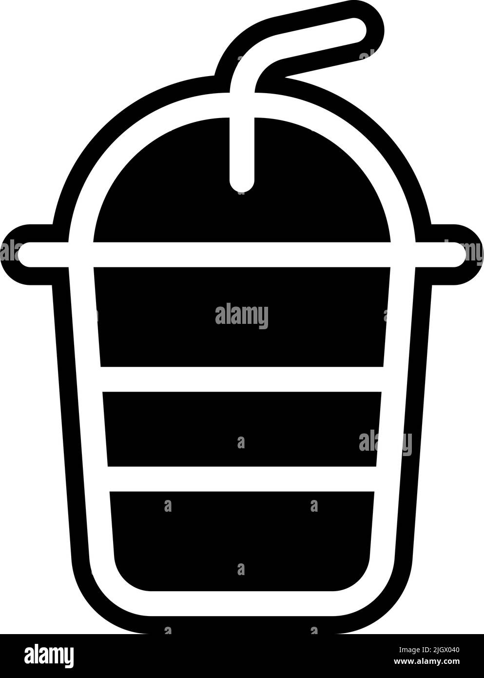 Bean cold coffee icon Stock Vector Images - Alamy