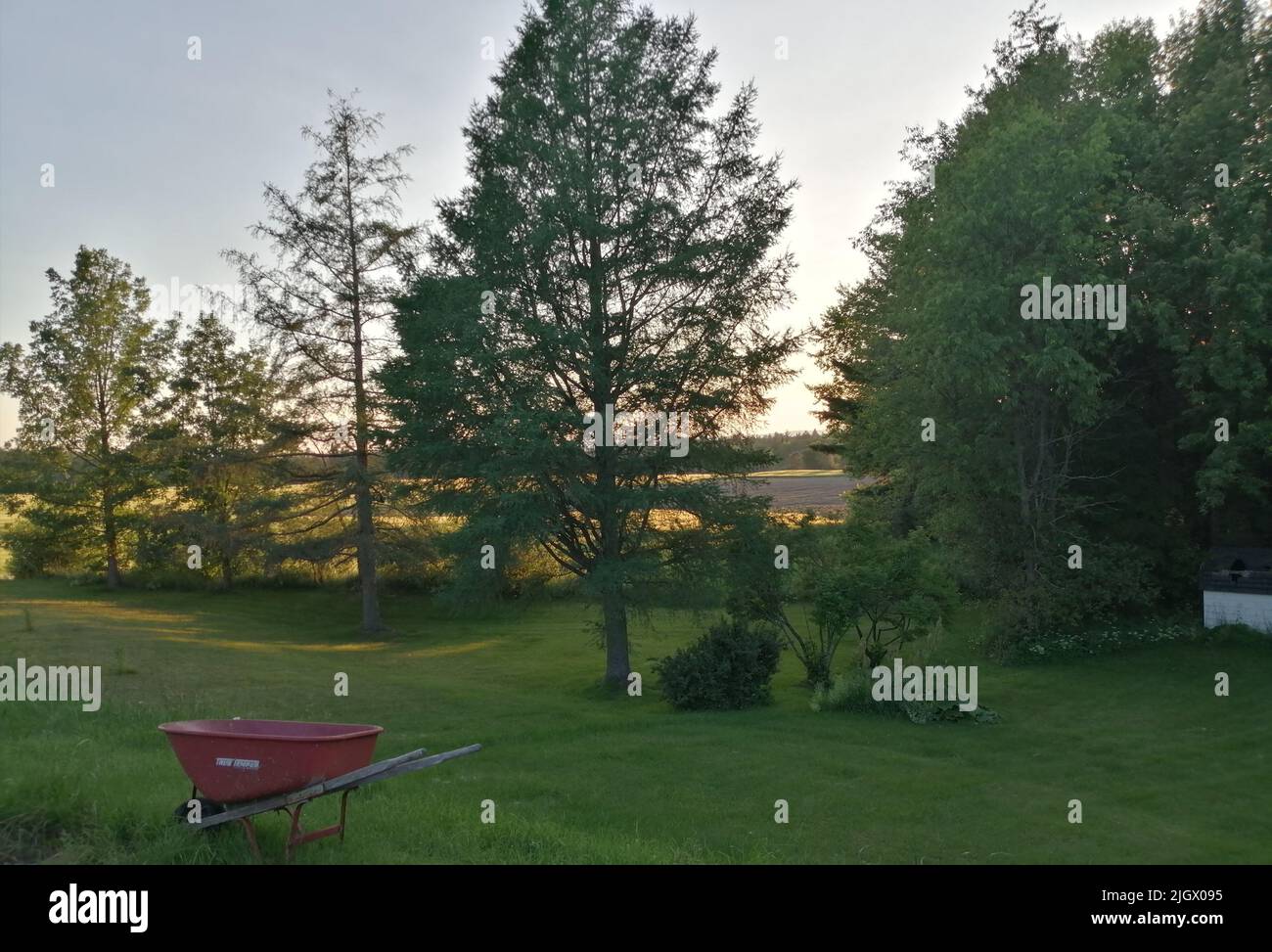 A daytime view of a park in Cookshire-Eaton, Canada Stock Photo - Alamy