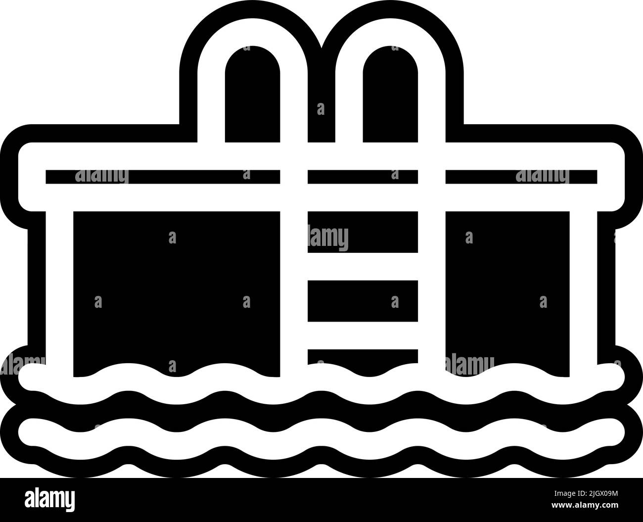 City amenities swimming pool icon Stock Vector Image & Art - Alamy