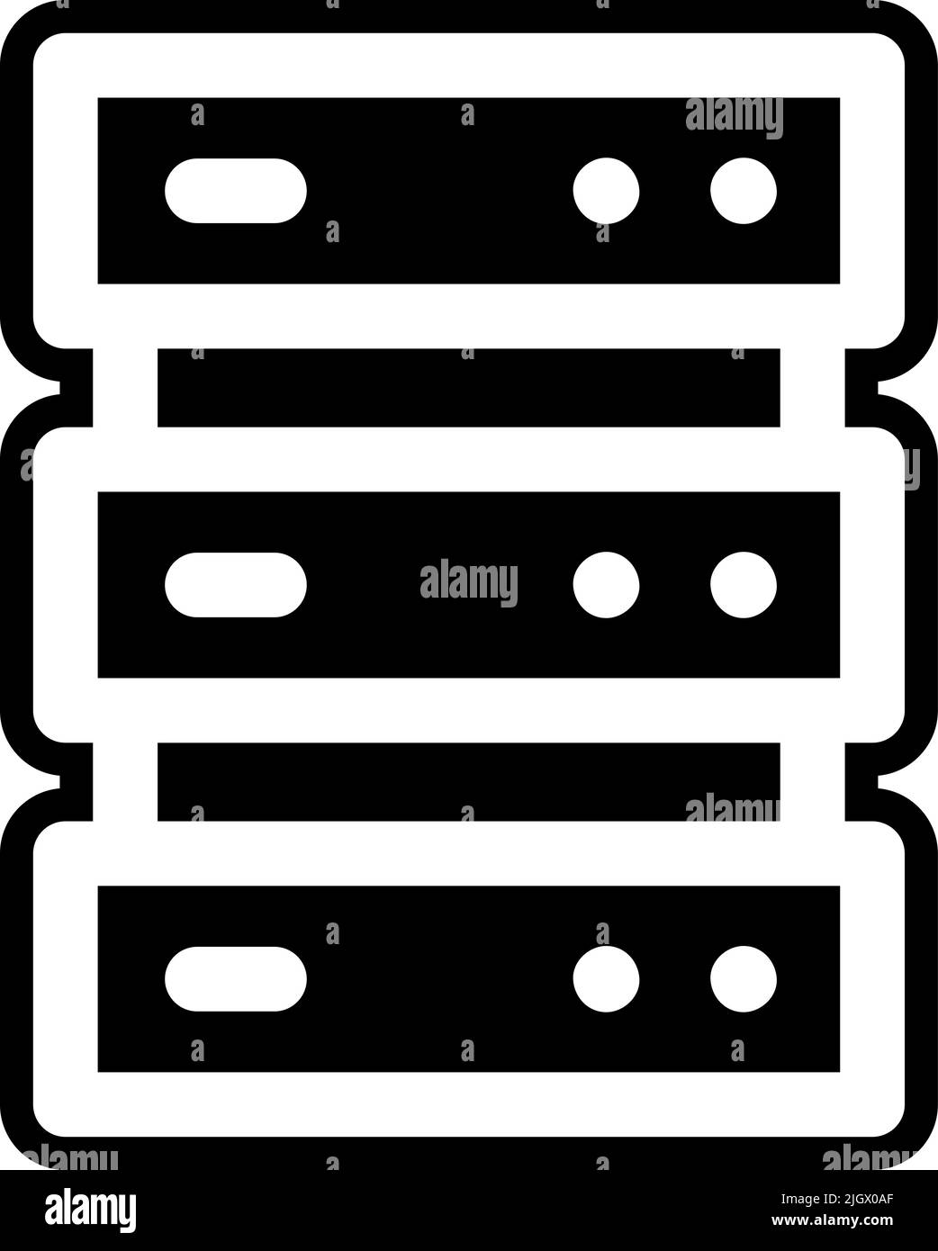 Database design glyph icon Stock Vector Images - Alamy