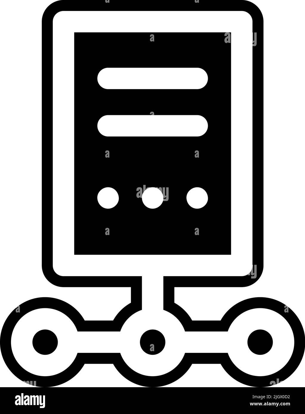 Communication and media server icon Stock Vector Image & Art - Alamy