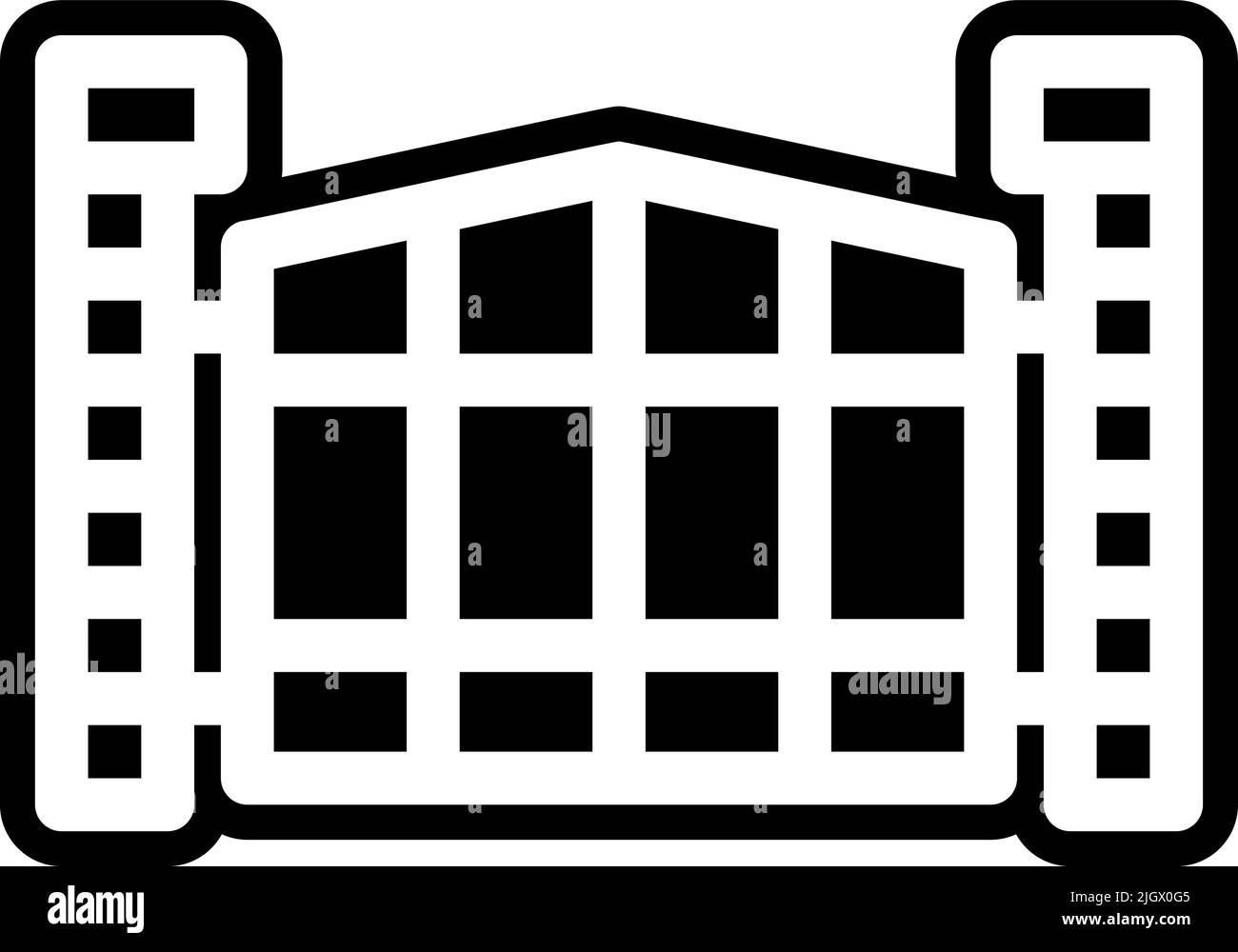 School gate sign Stock Vector Images - Alamy