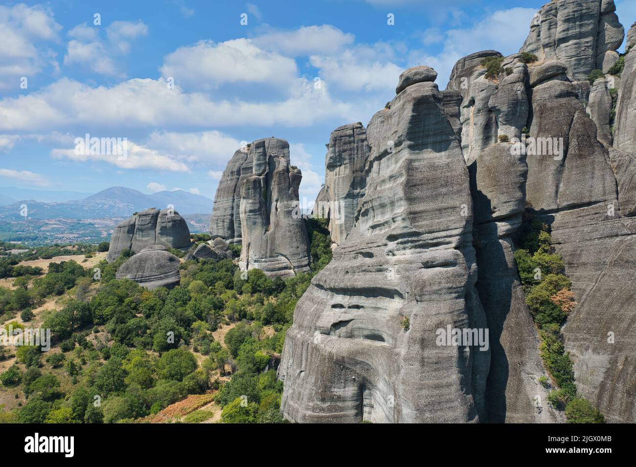 The Meteora complex consists mainly of Oligocene and Miocene pebbly ...