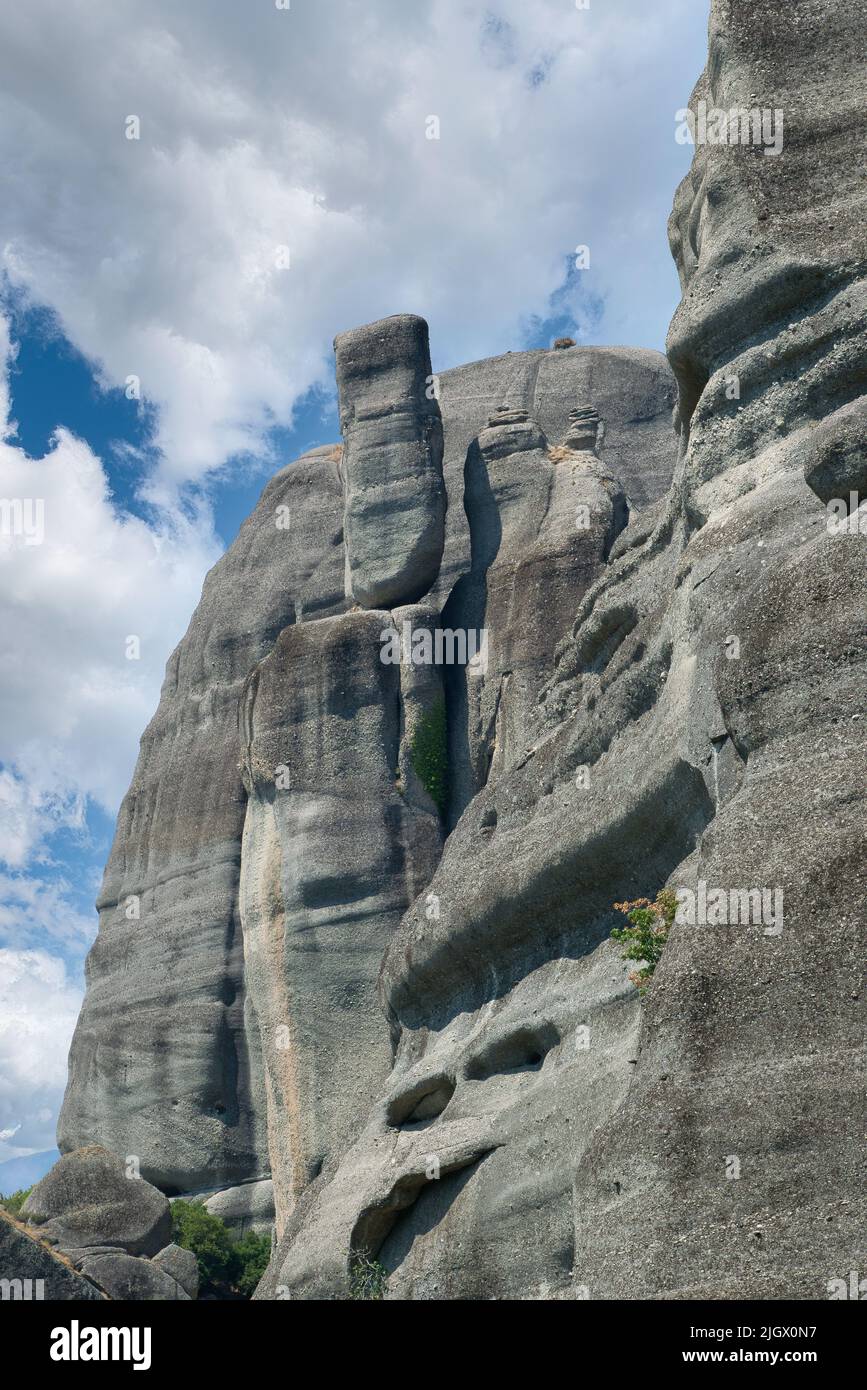 The Meteora complex consists mainly of Oligocene and Miocene pebbly ...