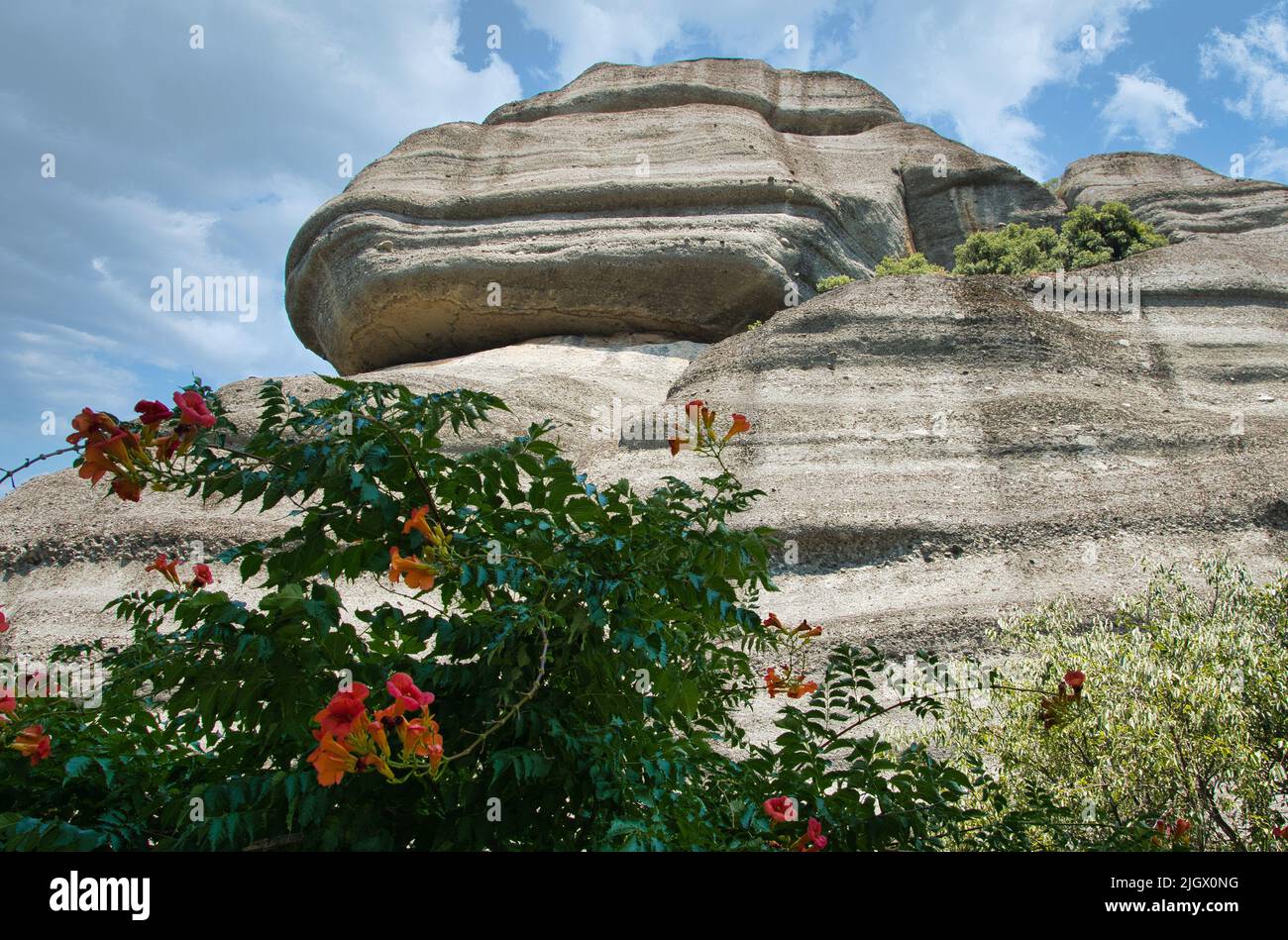 The Meteora complex consists mainly of Oligocene and Miocene pebbly ...