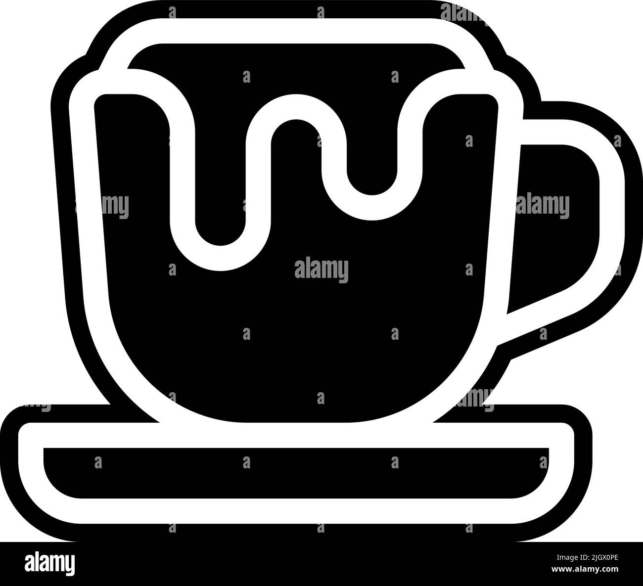 Coffee shop latte icon Stock Vector Image & Art - Alamy