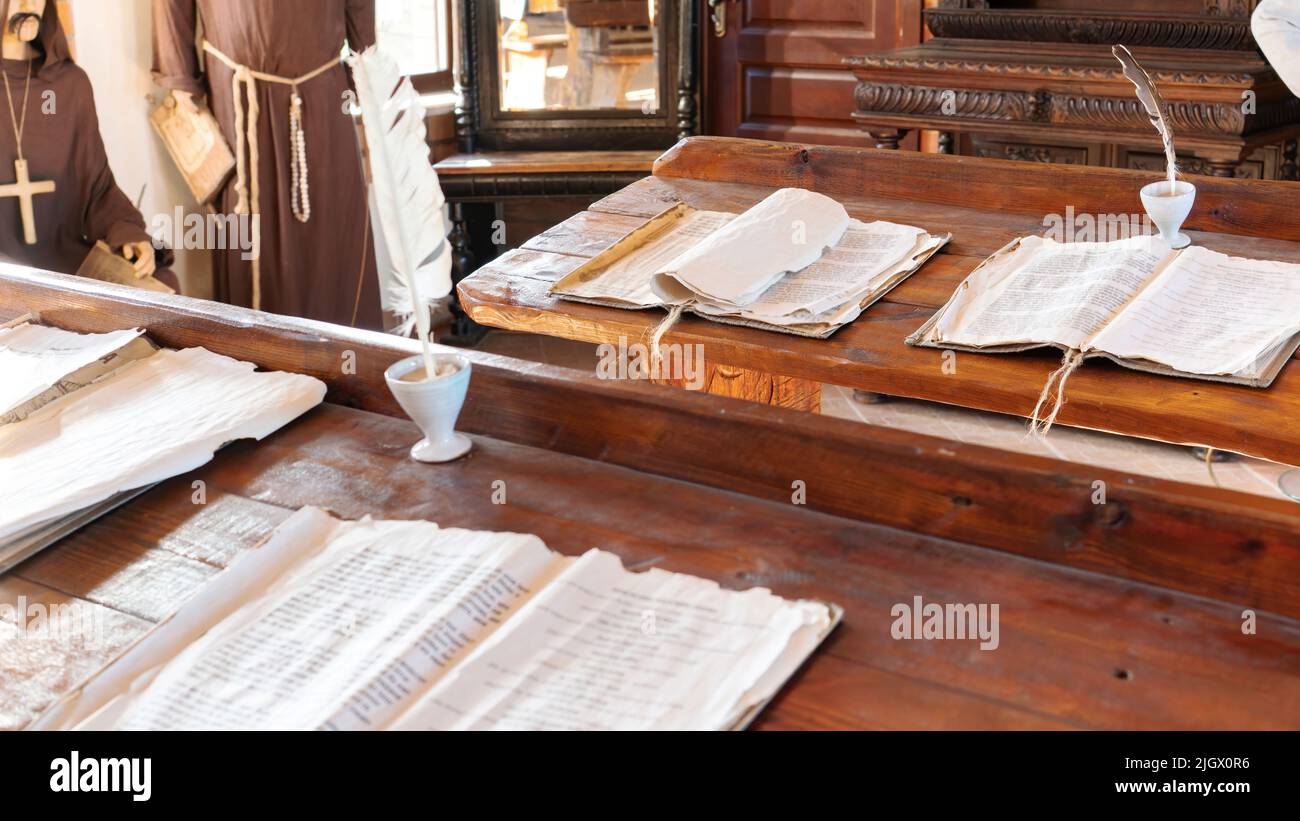 School in a Catholic Jesuit monastery. Education in the Middle Ages ...