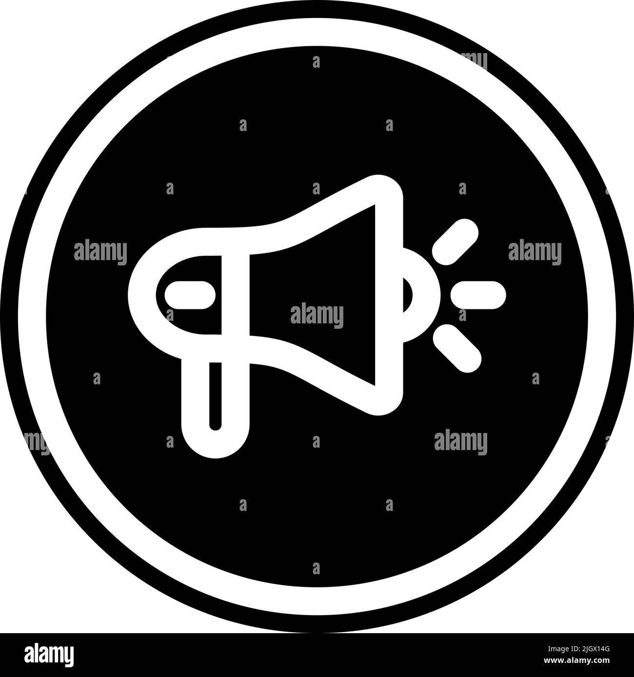 Megaphone collection Black and White Stock Photos & Images - Alamy