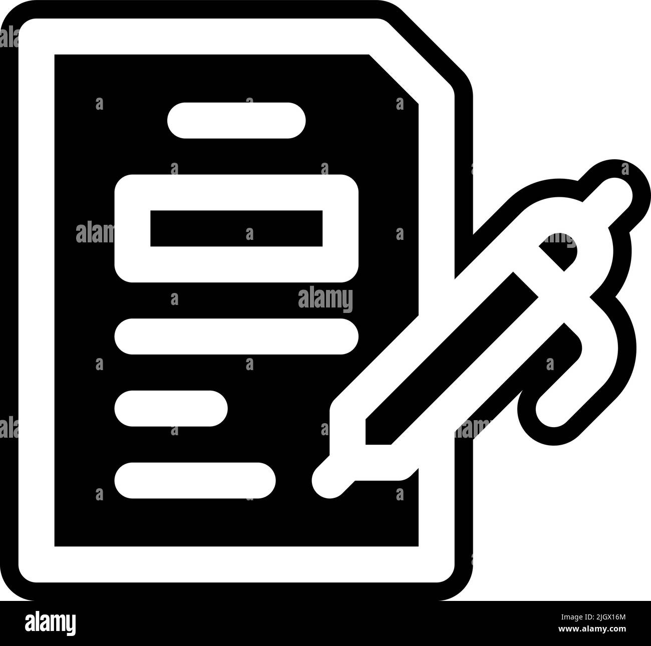 Contact us graphic paper Stock Vector Images - Alamy