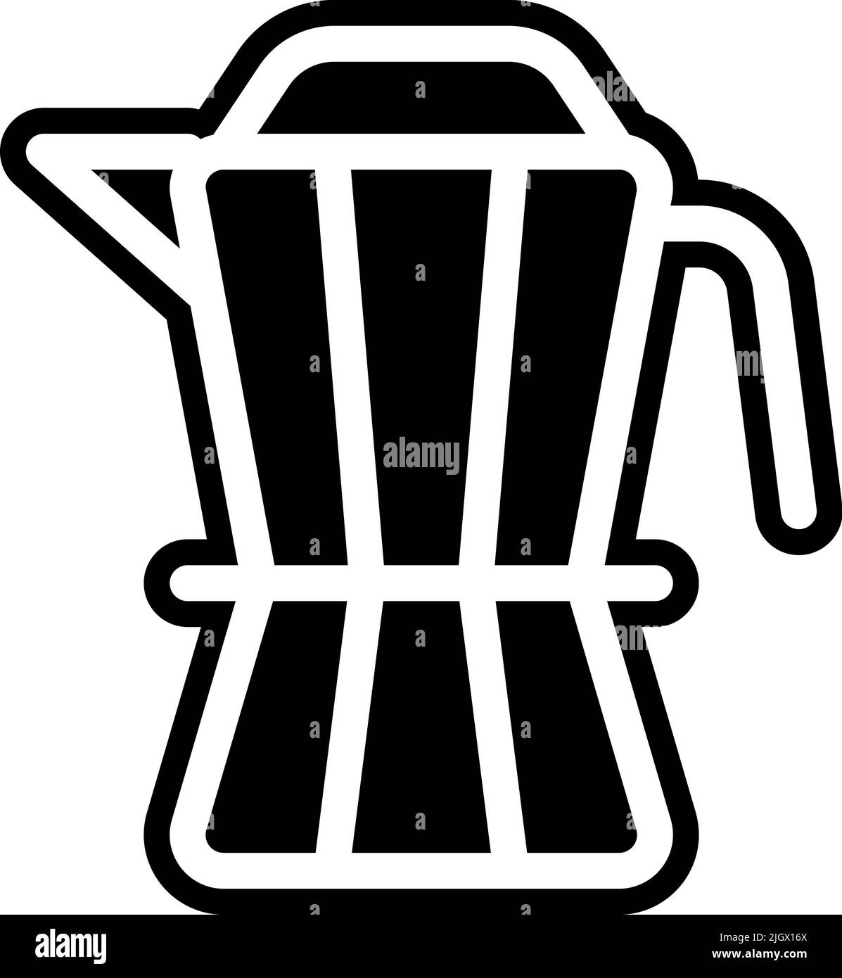 Coffee shop moka pot icon Stock Vector Image & Art - Alamy