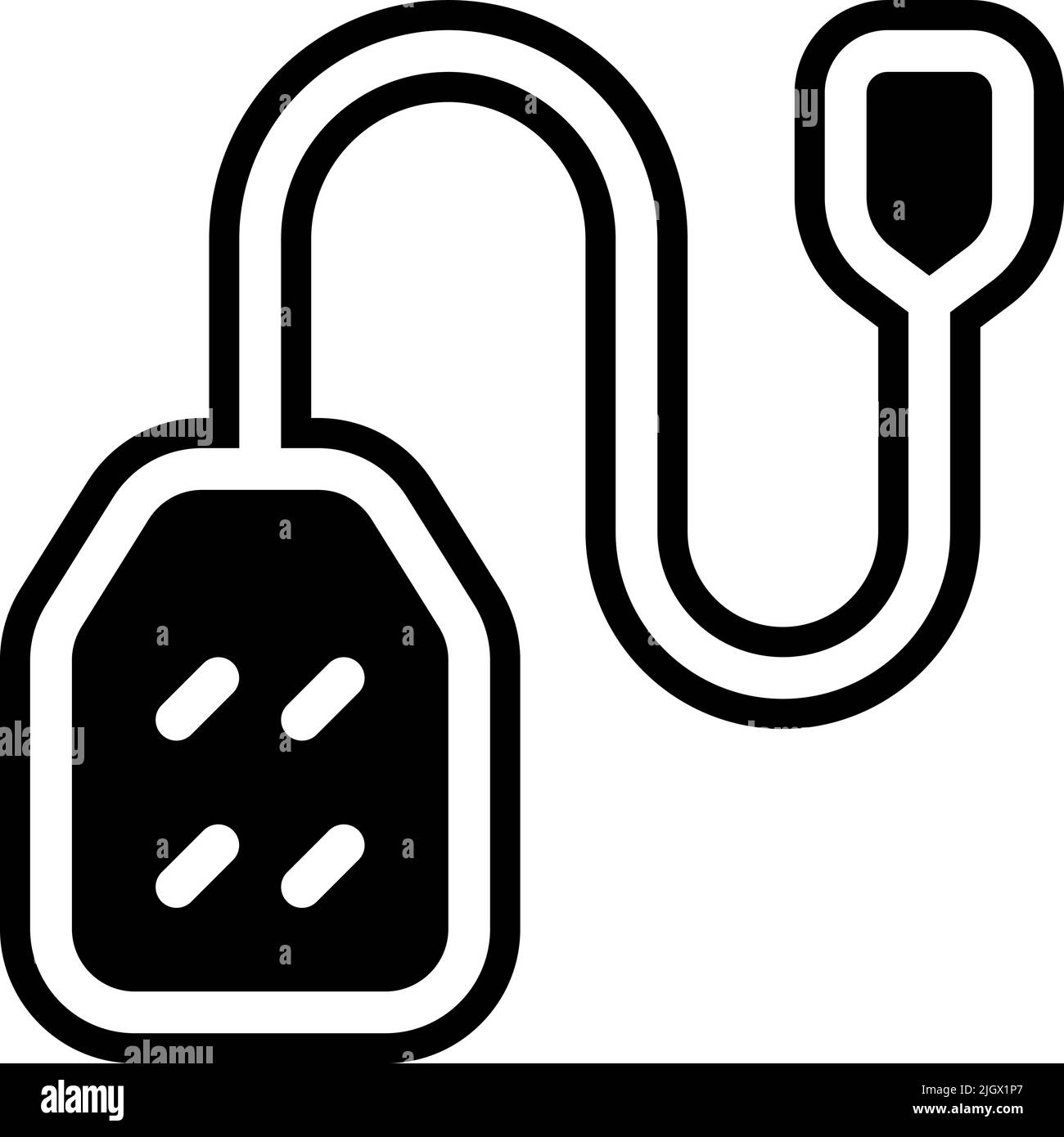 Teapot tea bag simple Cut Out Stock Images & Pictures - Alamy