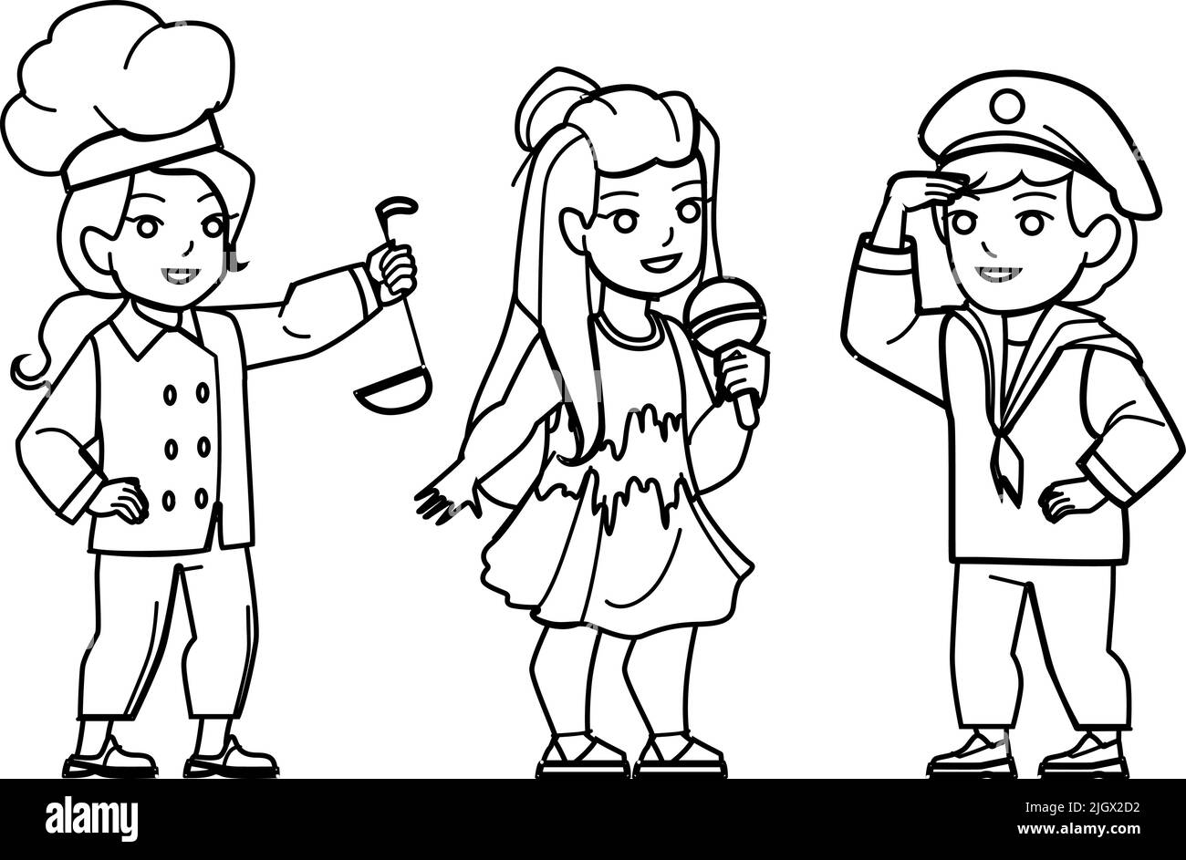 child profession vector Stock Vector Image & Art - Alamy