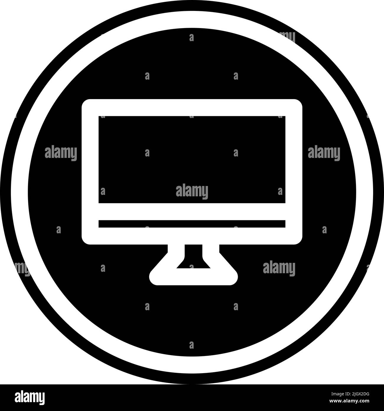Contact us monitor icon Stock Vector Image & Art - Alamy