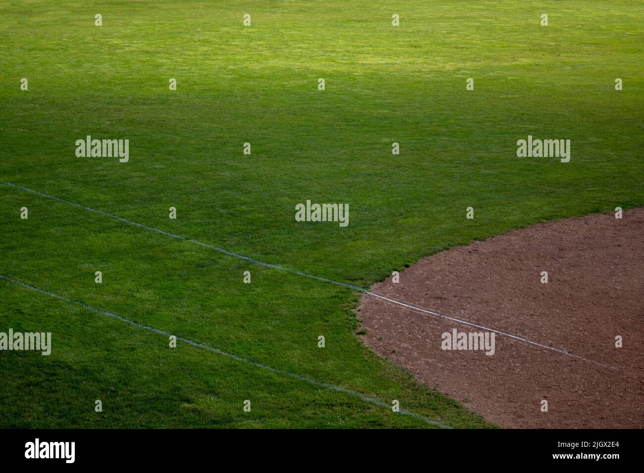 Park public baseball diamond for a birds eye view Stock Photo - Alamy