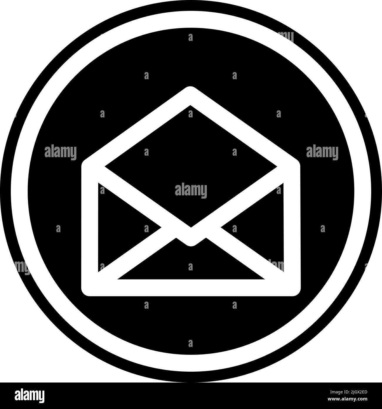 Contact us email icon Stock Vector Image & Art - Alamy