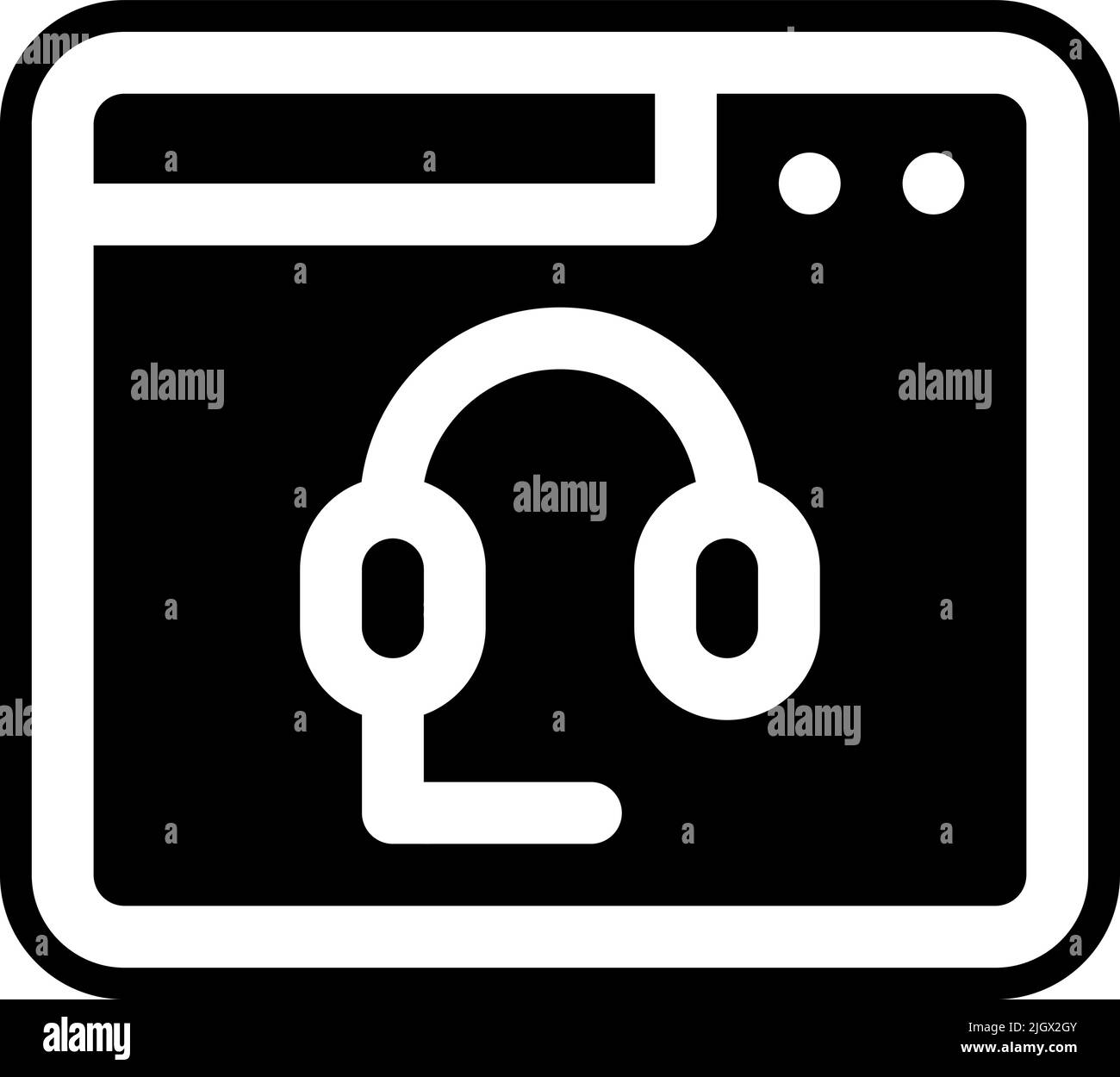 Contact us online support icon Stock Vector Image & Art - Alamy