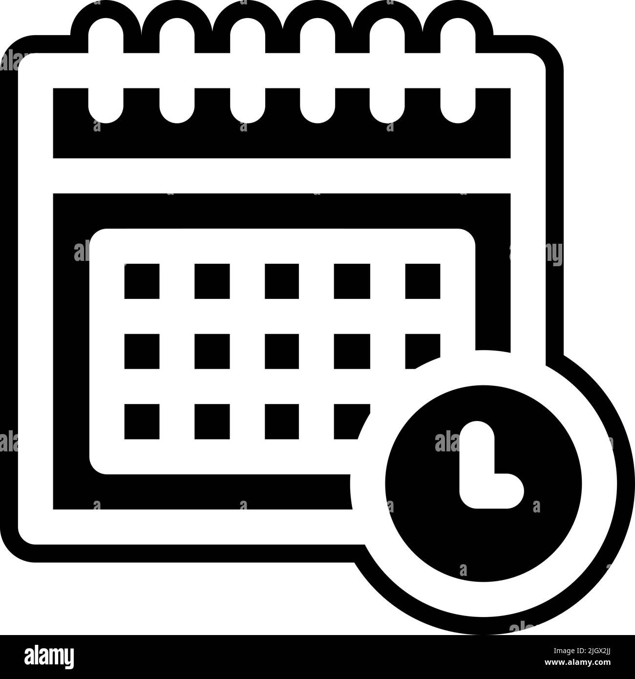 Coworking space schedule icon Stock Vector Image & Art - Alamy