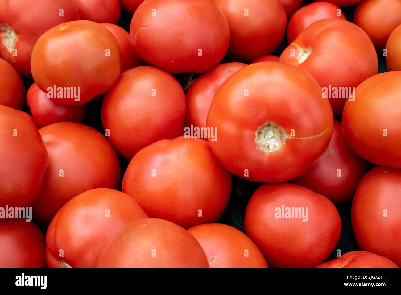 red tomatoes texture overhead. background vegetables Stock Photo - Alamy