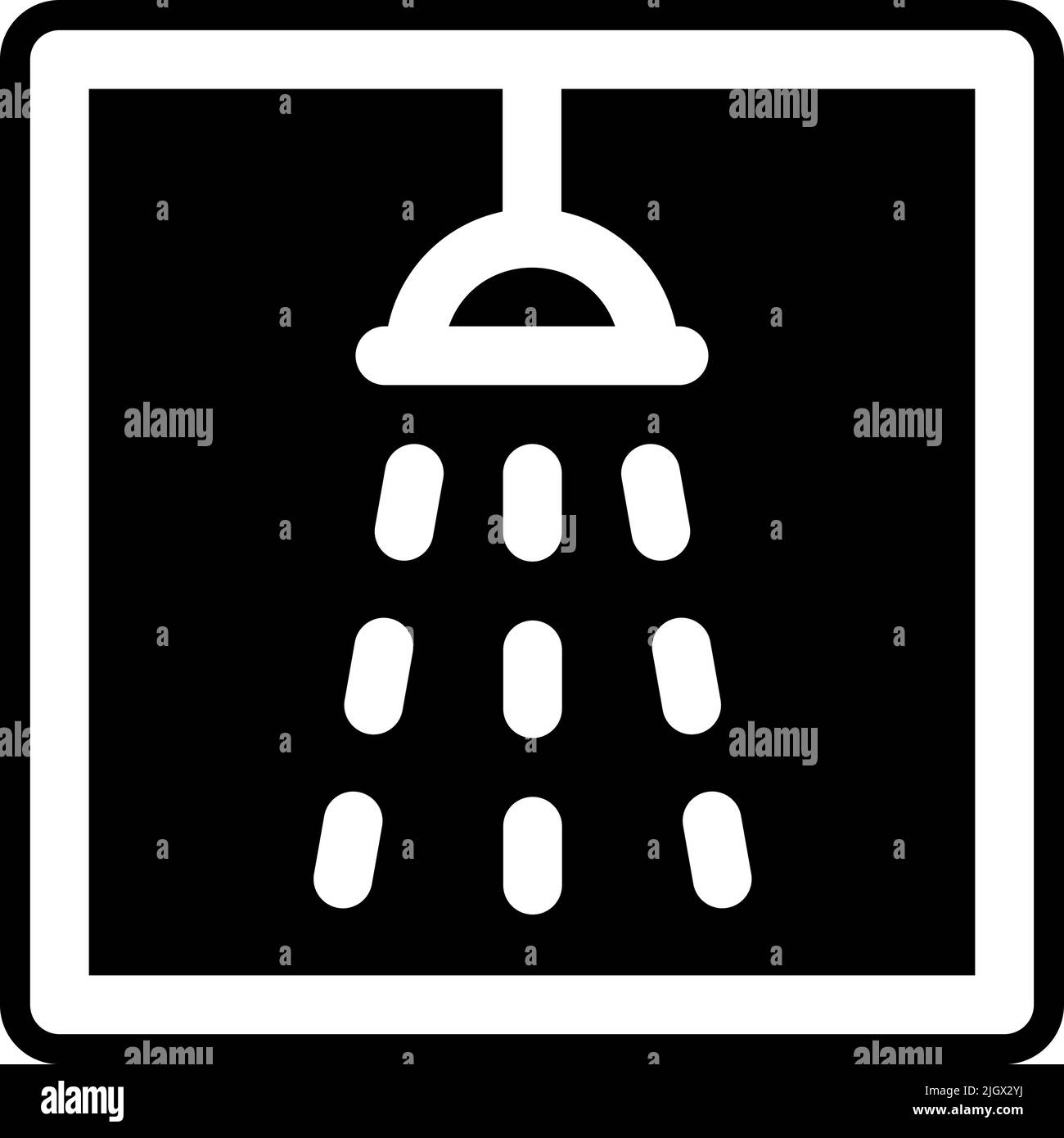 Shower booth Stock Vector Images - Alamy