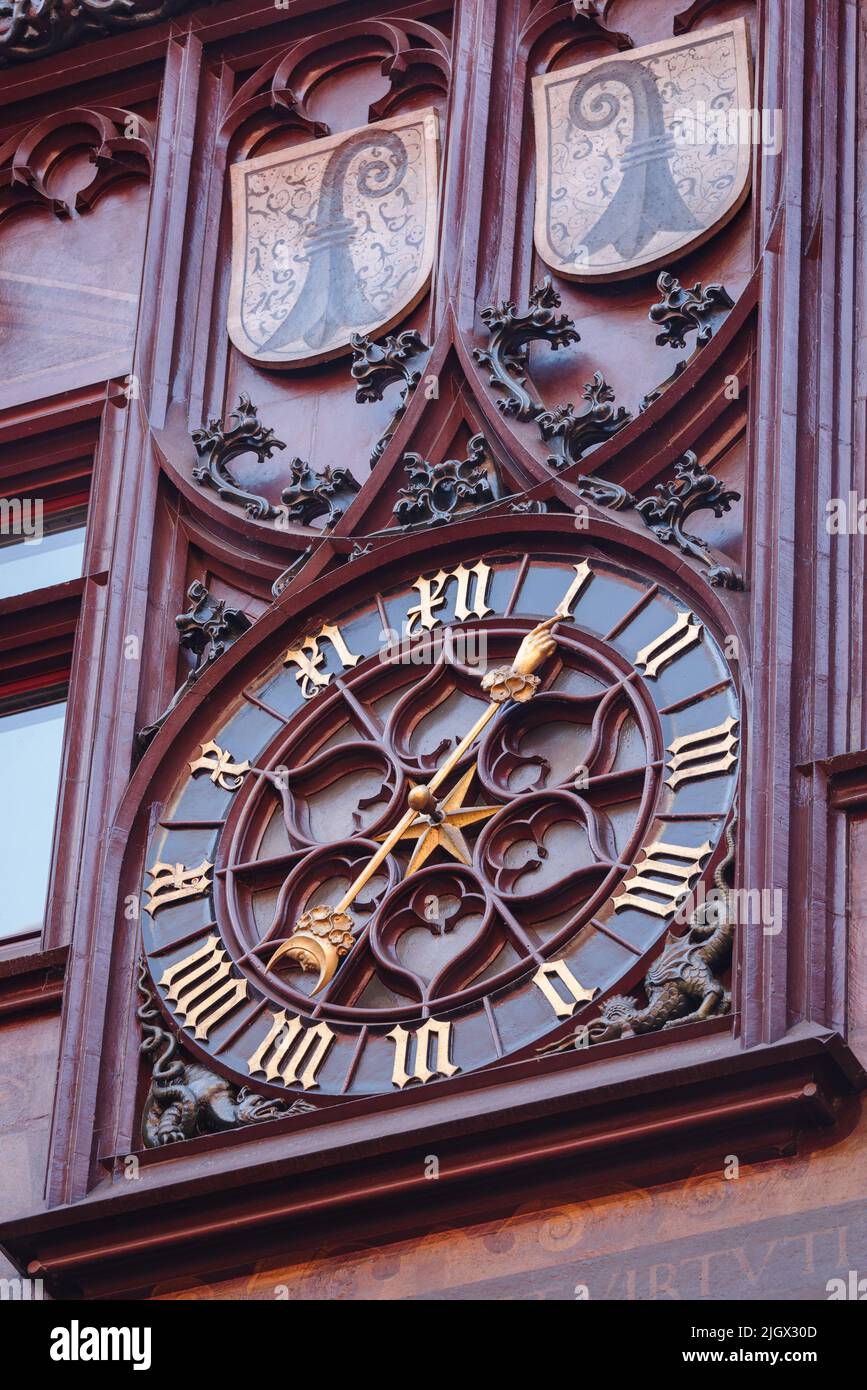 Town hall clock basel switzerland hi-res stock photography and images ...