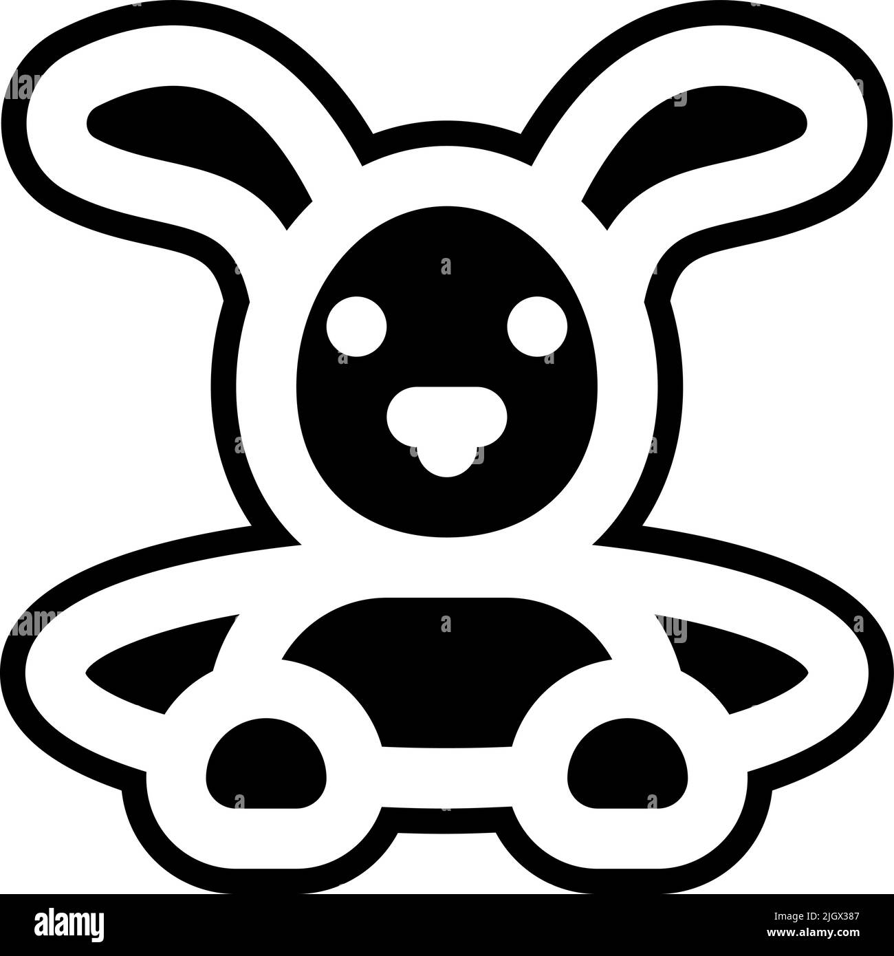 Easter bunny icon Stock Vector Image & Art - Alamy