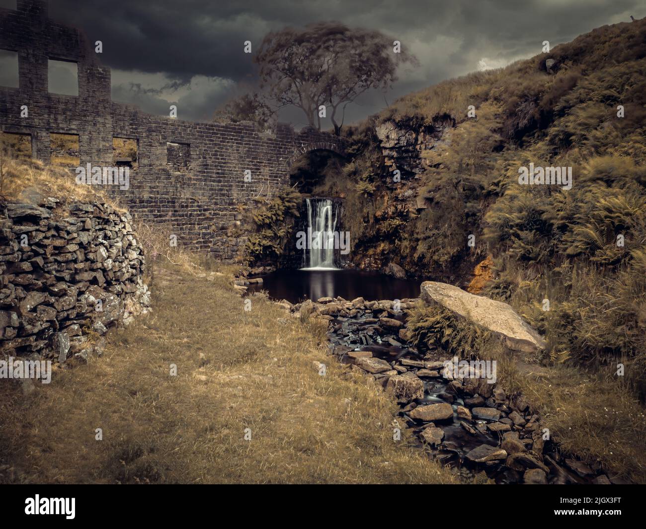 Ashworth waterfall hi-res stock photography and images - Alamy