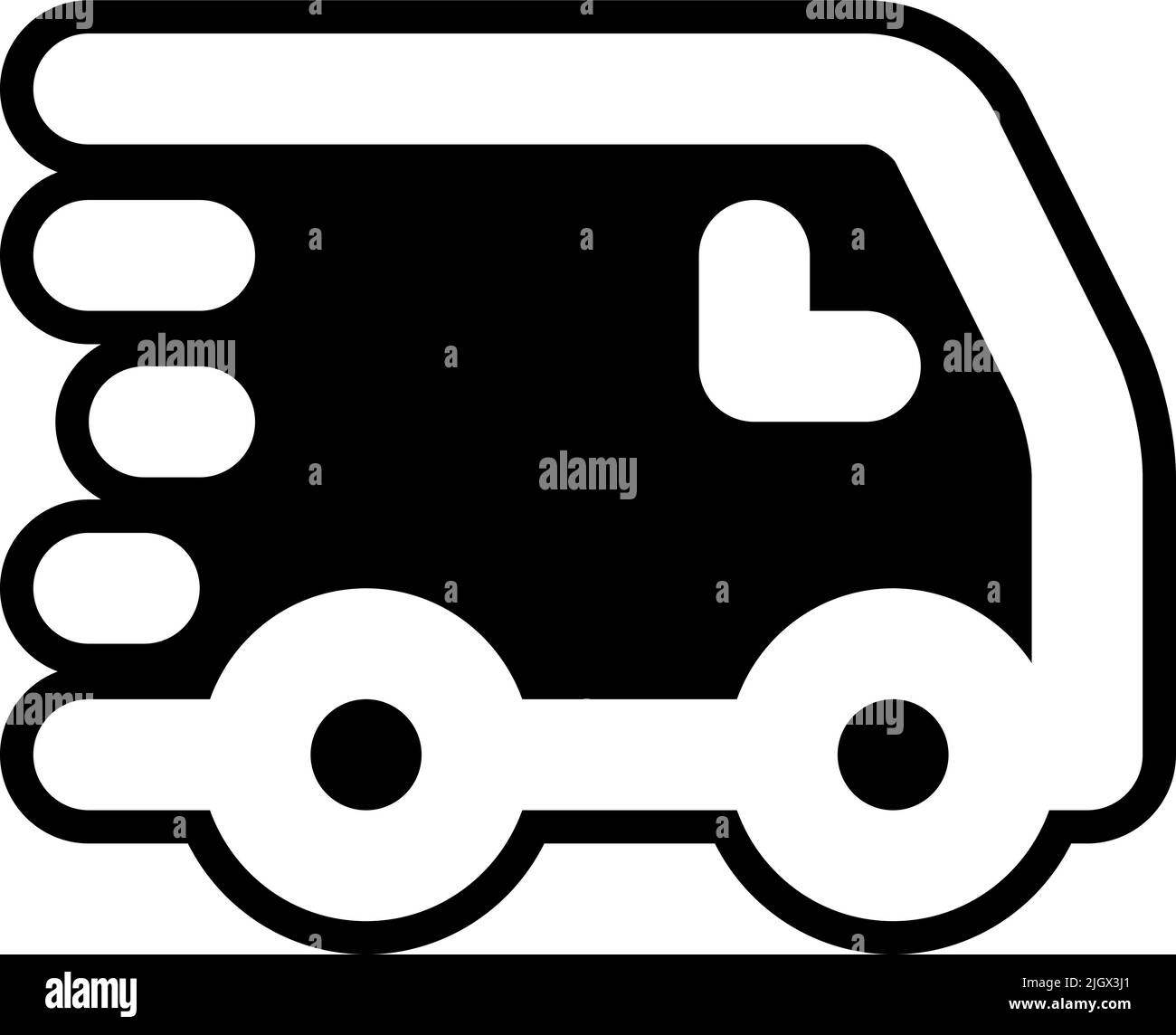 Ecommerce simple van icon Stock Vector Image & Art - Alamy