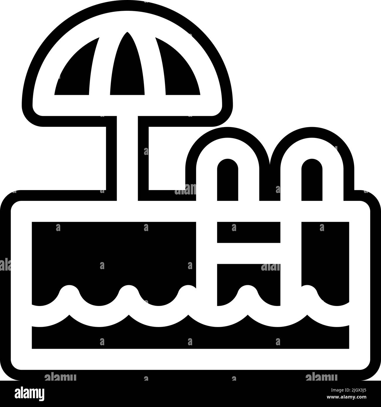 Coworking space swimming pool icon Stock Vector Image & Art - Alamy