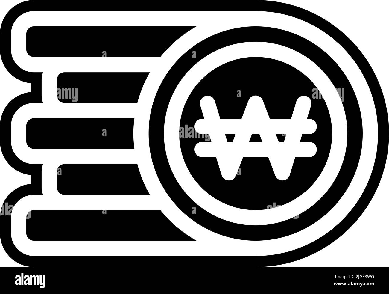 Won bill Black and White Stock Photos & Images - Alamy