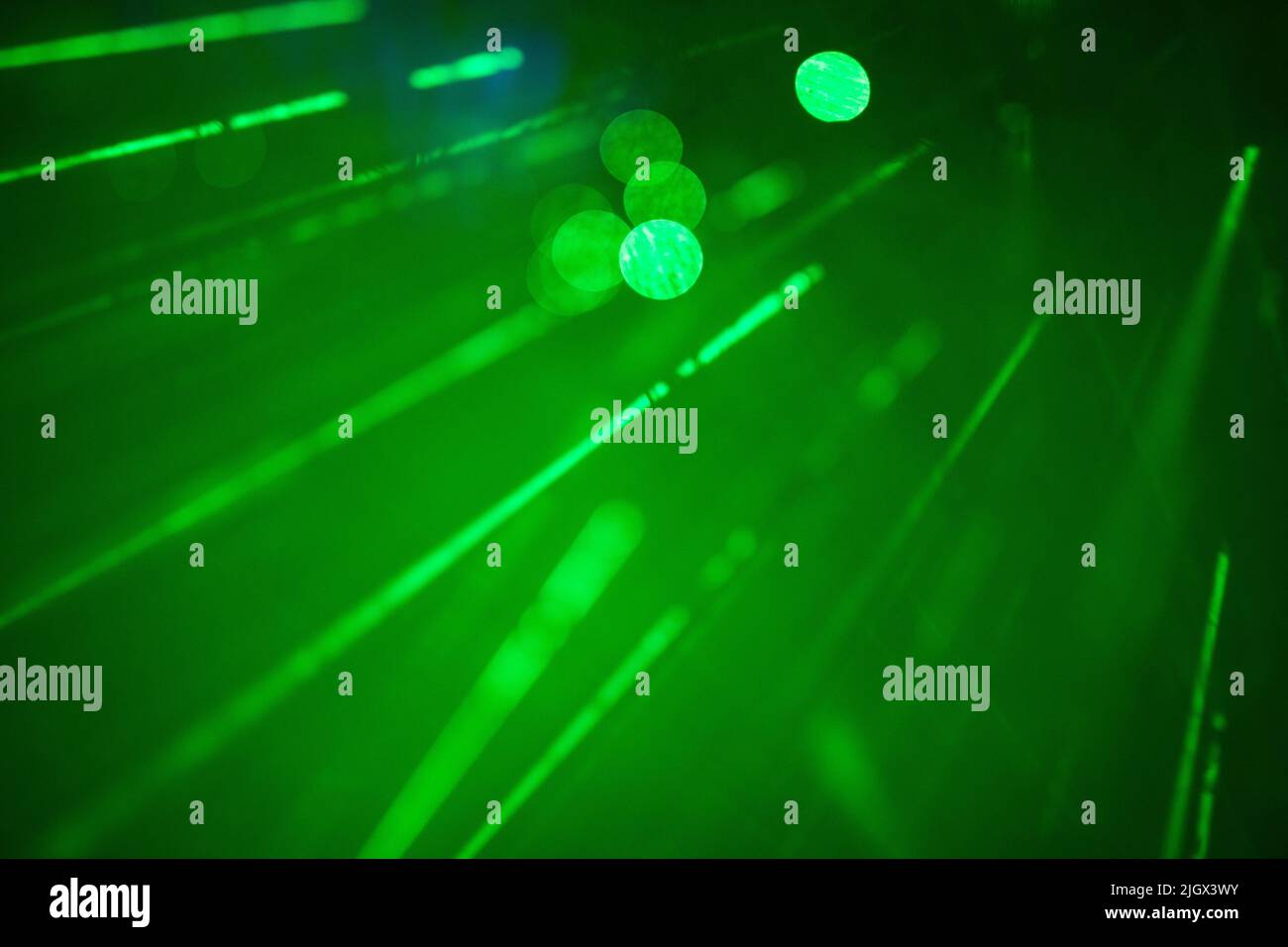 The green light lines and glares texture Stock Photo - Alamy