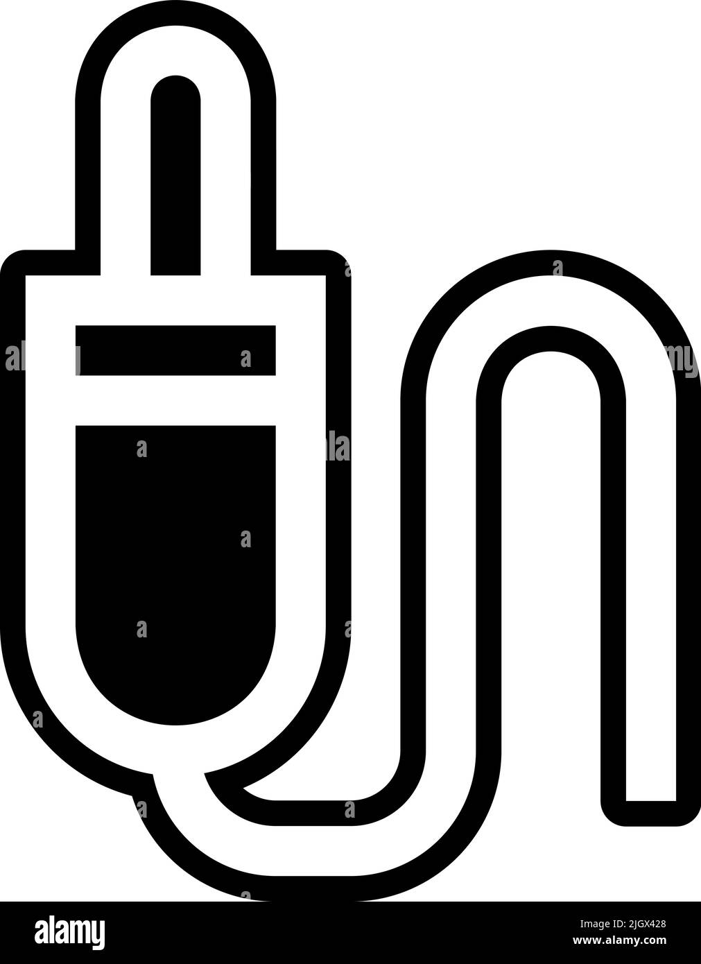 Electronics audio jack icon Stock Vector Image & Art - Alamy