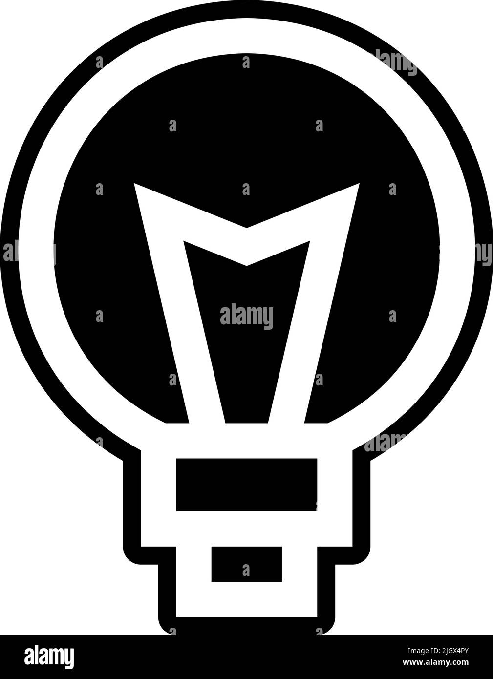 Electronics light bulb icon Stock Vector Image & Art - Alamy