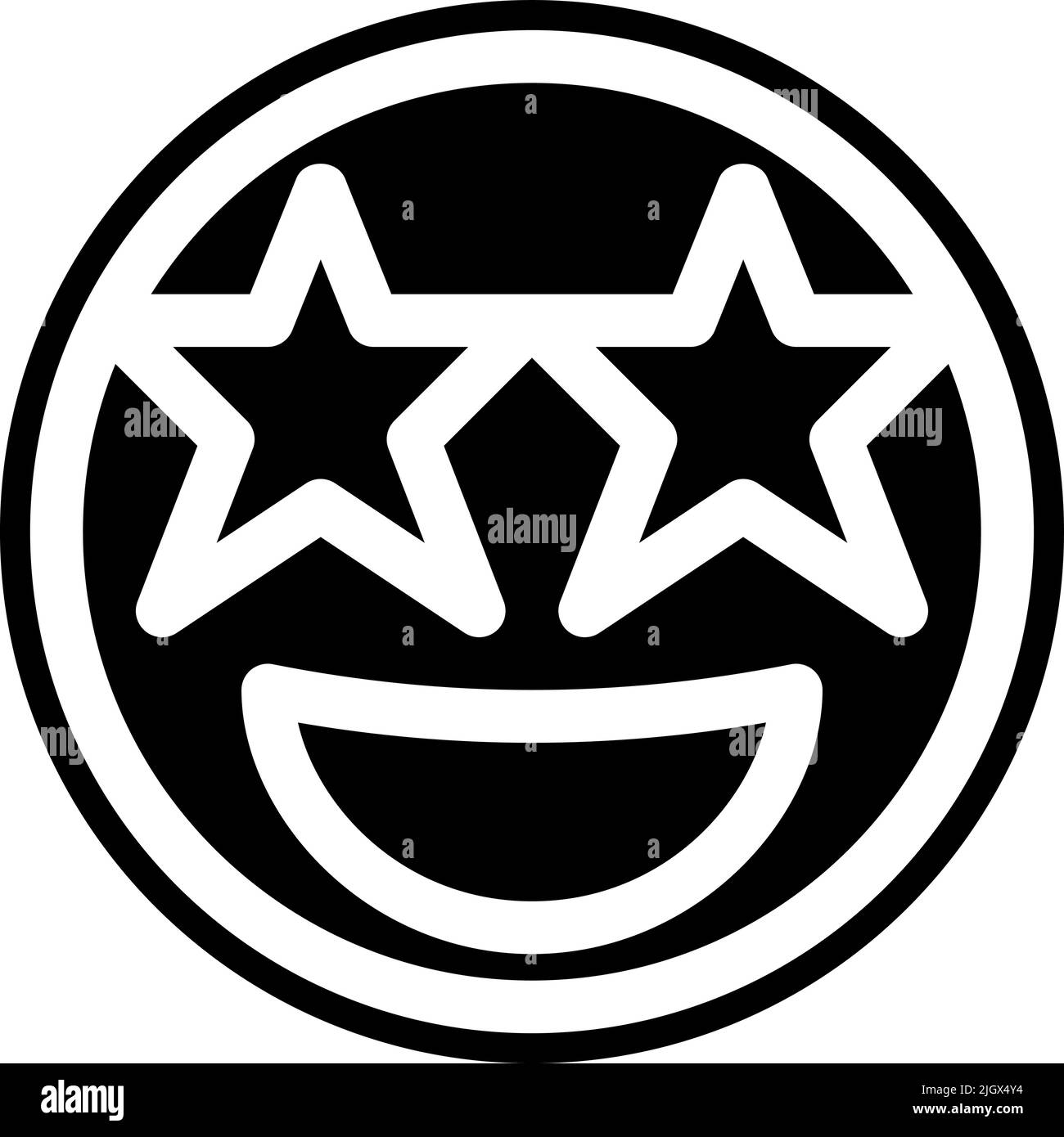 Emoji and emoticons excited icon Stock Vector Image & Art - Alamy
