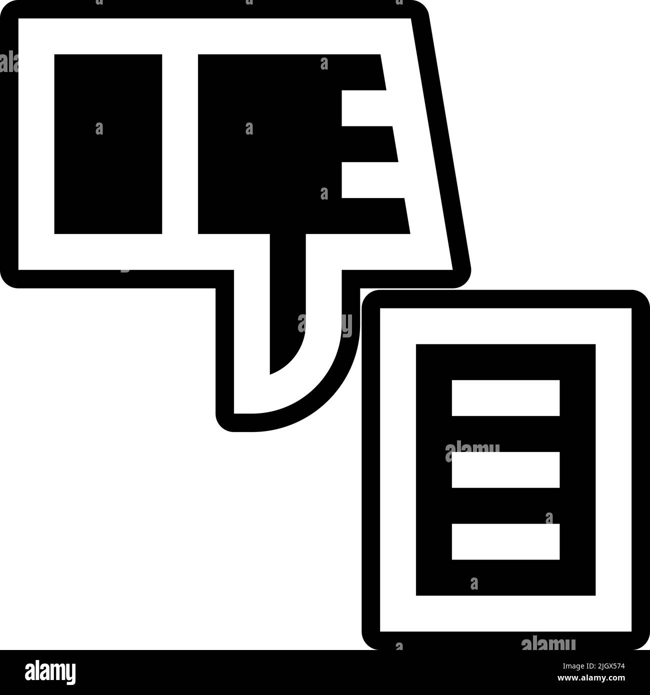 Fake news discredit icon Stock Vector Image & Art - Alamy