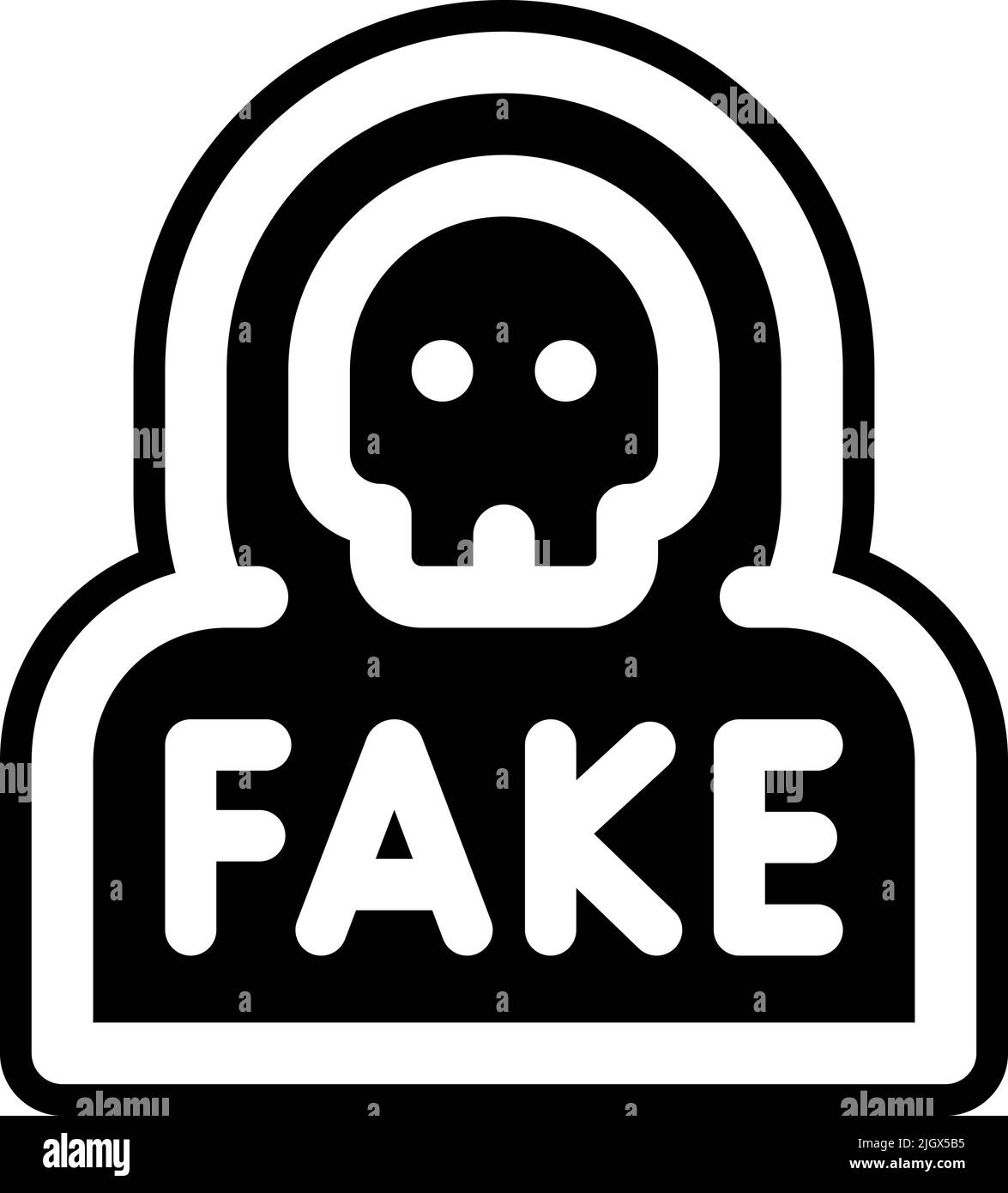 Fake news icon Stock Vector Image & Art - Alamy