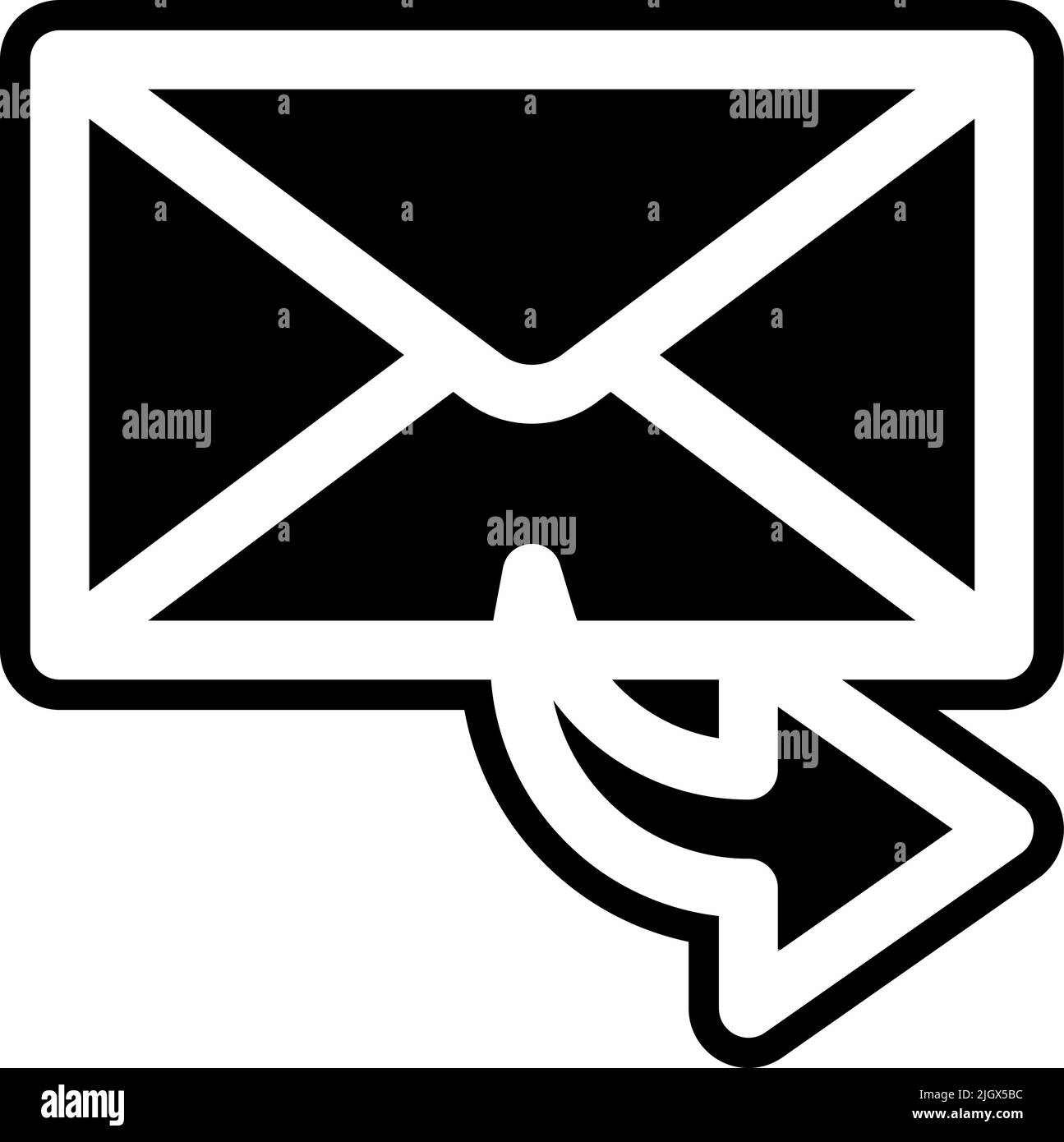 Fake news forward message icon Stock Vector Image & Art - Alamy