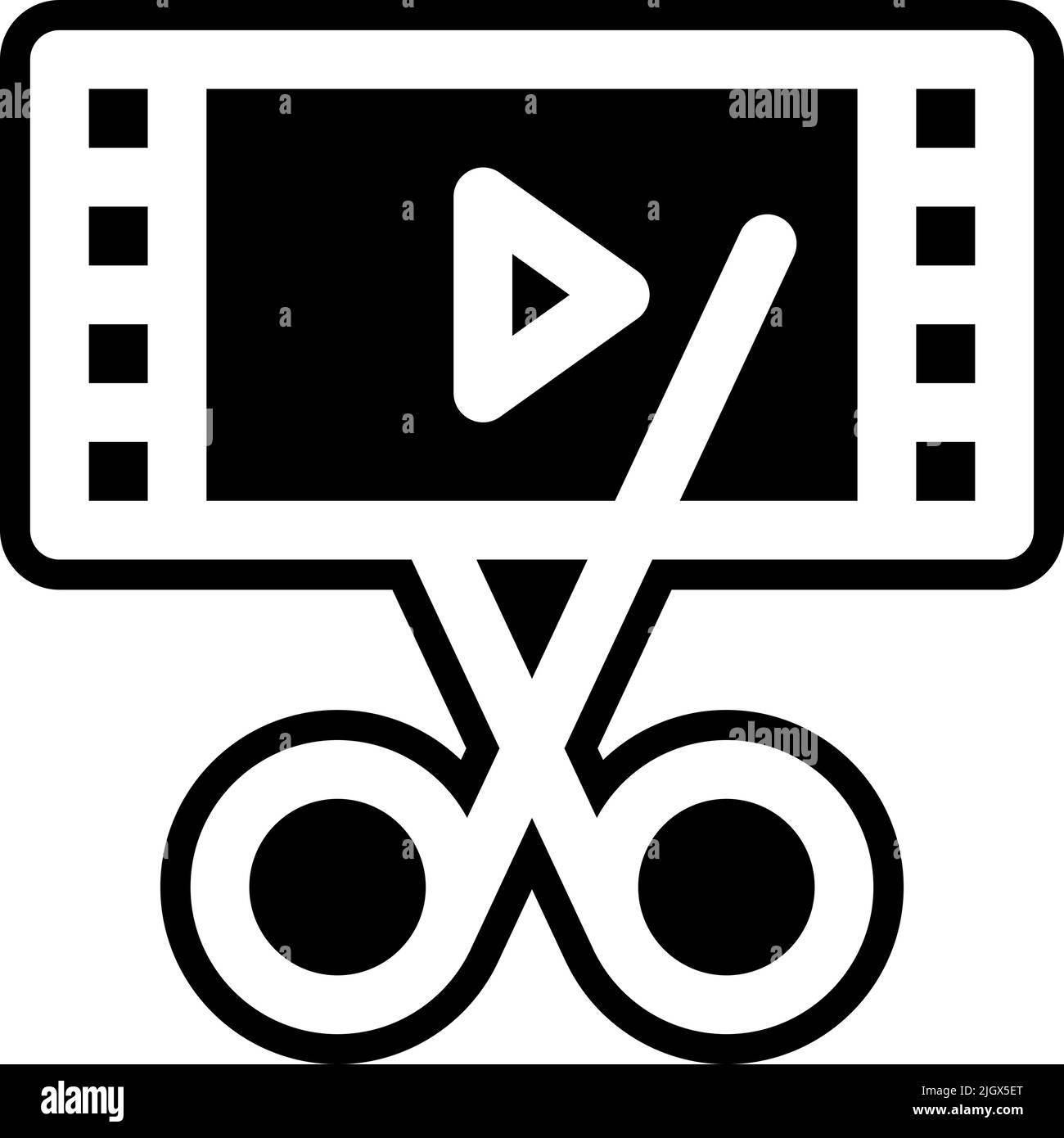 Fake news film editing icon Stock Vector Image & Art - Alamy