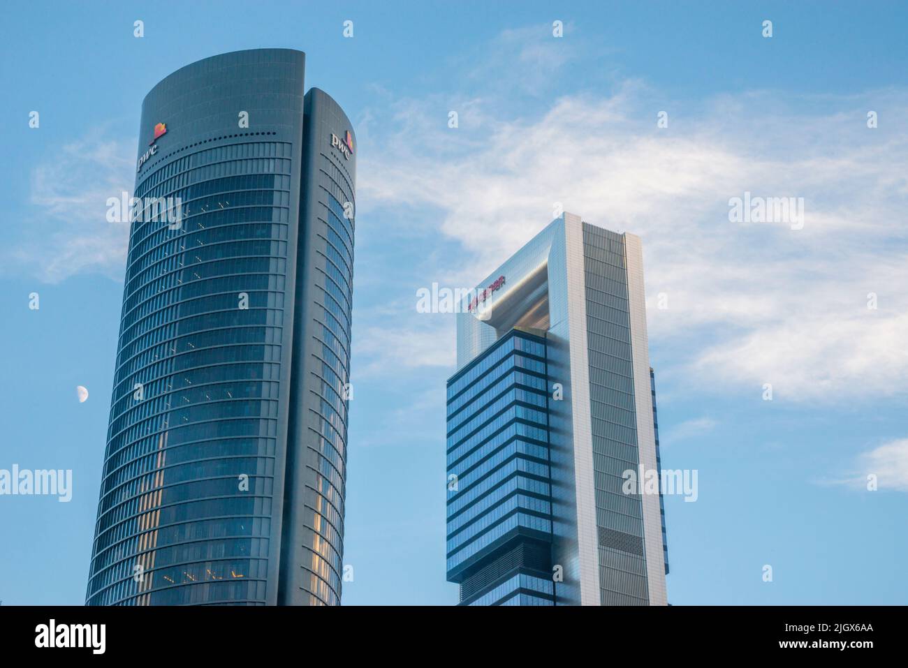 Repsol Tower and Sacyr Tower, Cuatro Torres Business Area. Madrid ...
