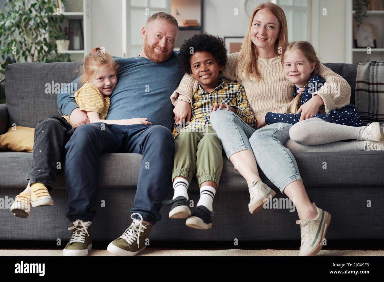 Adoptive family hi-res stock photography and images - Alamy