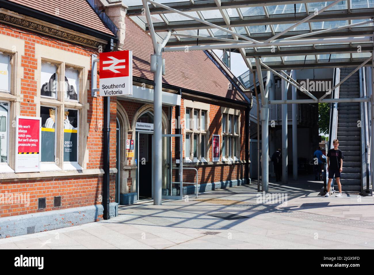 Southend-on-Sea, Britain, Southend Victoria, Railway Station Building ...
