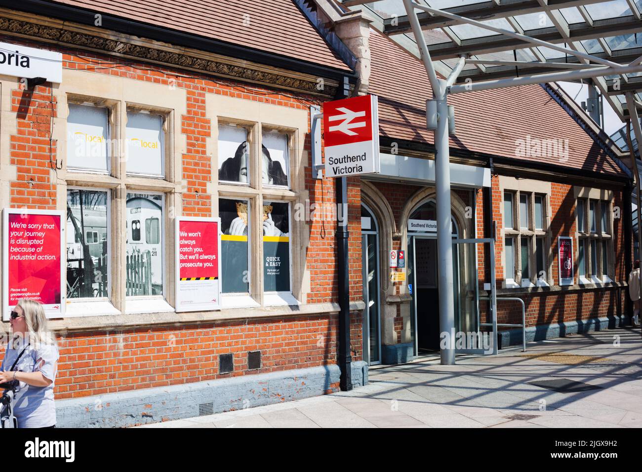 Southend-on-Sea, Britain, Southend Victoria, Railway Station Building ...