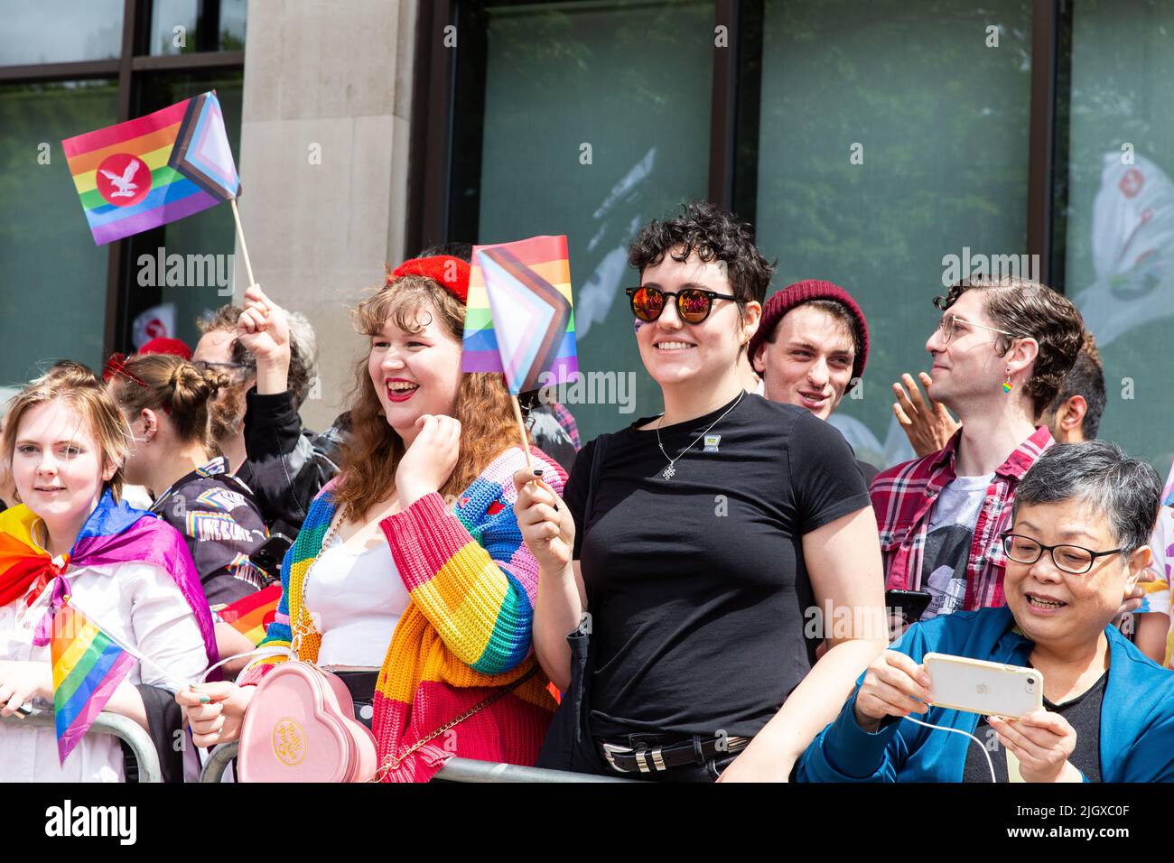 Scenes of the crowd - The Independent marching in the Pride in London ...