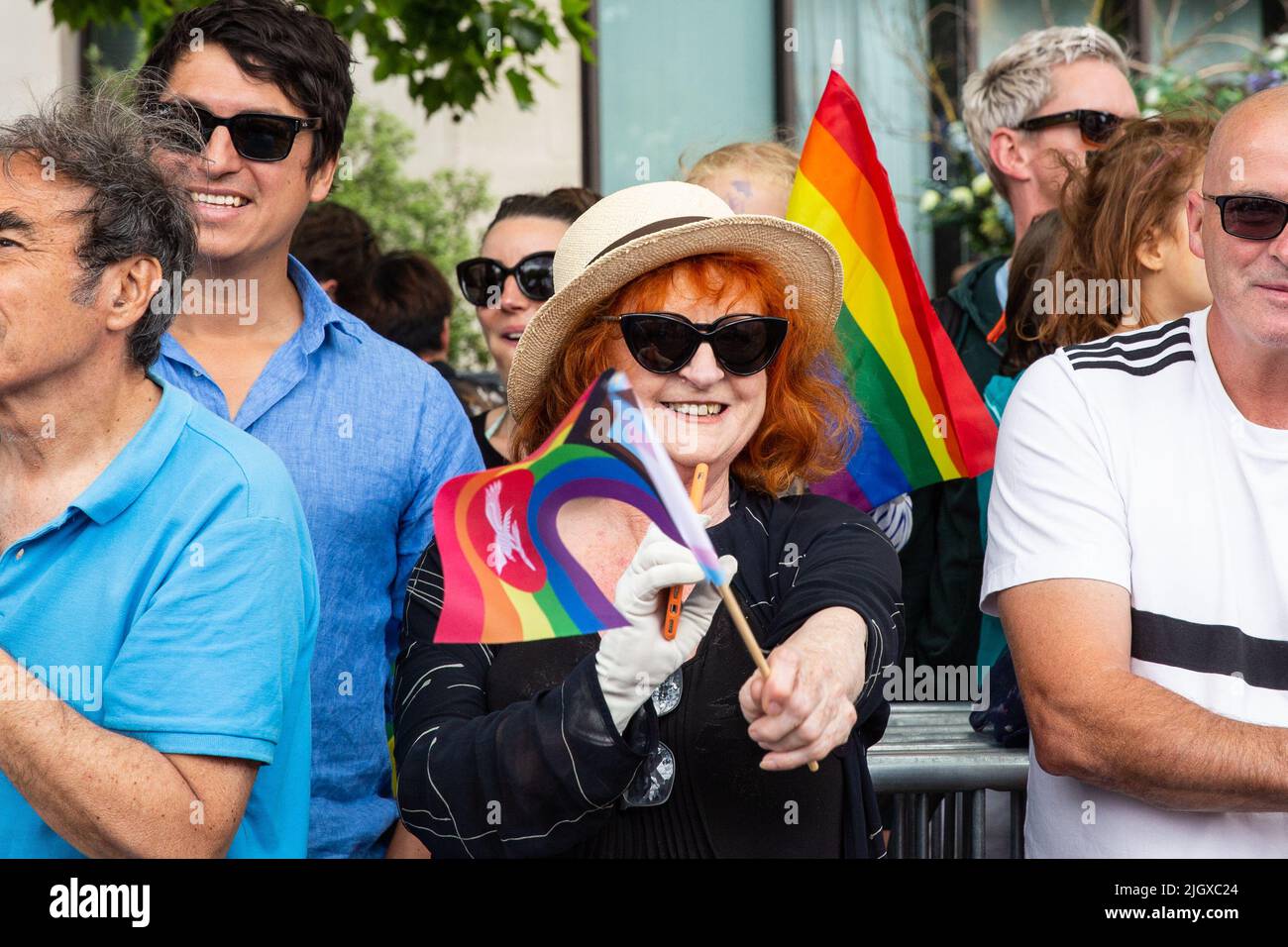 Scenes of the crowd - The Independent marching in the Pride in London ...