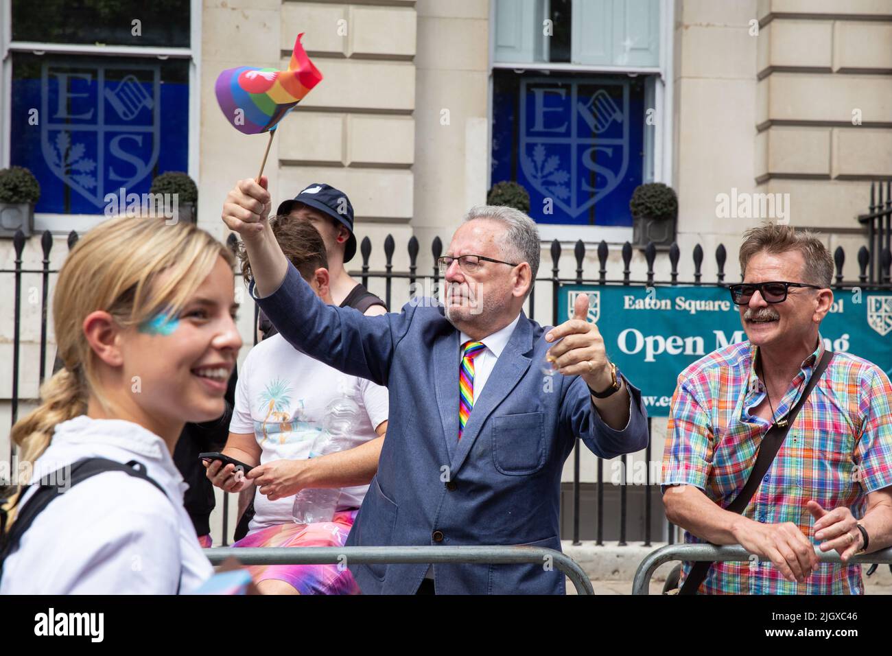 Scenes of the crowd - The Independent marching in the Pride in London ...