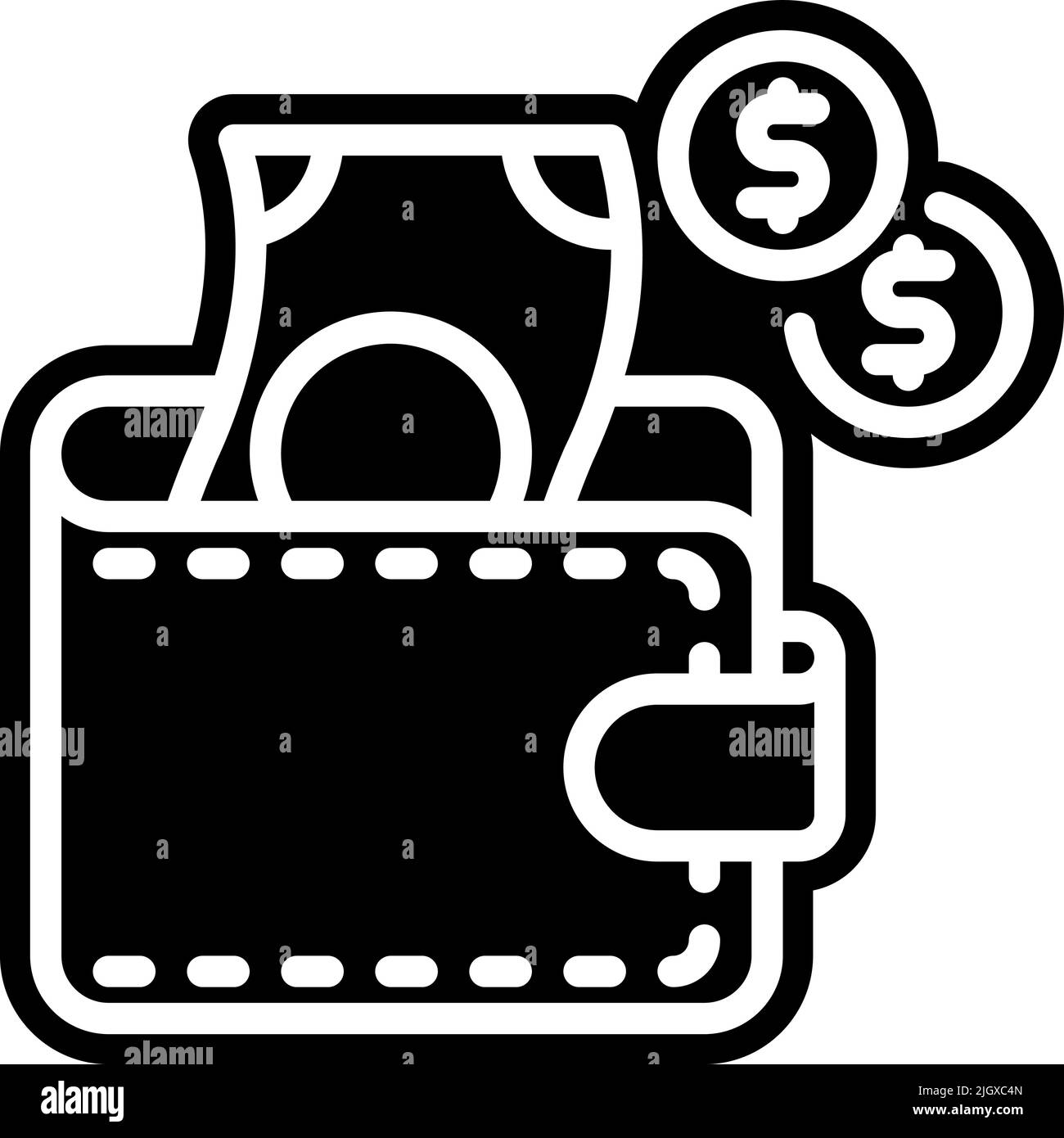 Mobile wallet icons in Black and White Stock Photos & Images - Alamy